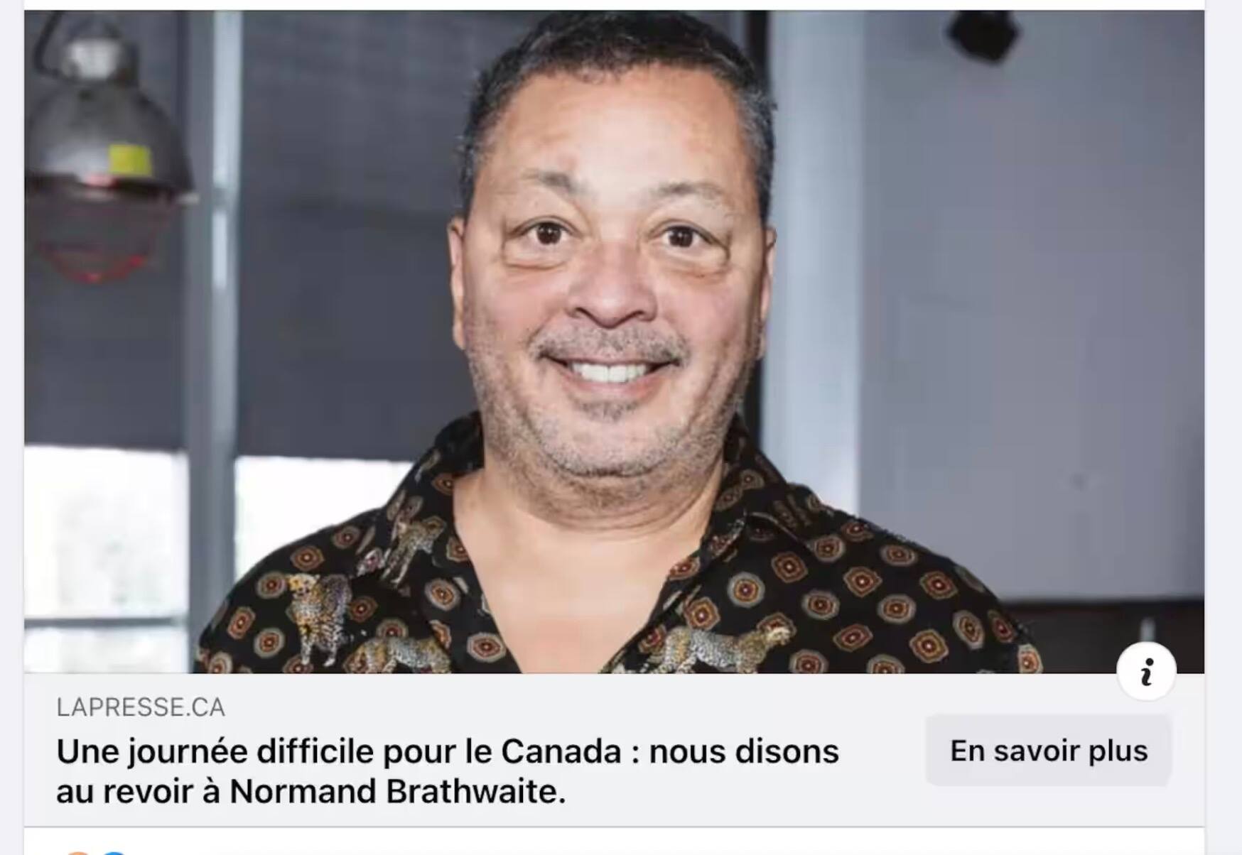 Normand Brathwaite se fait encore maganer dans une publicité mais cette ...