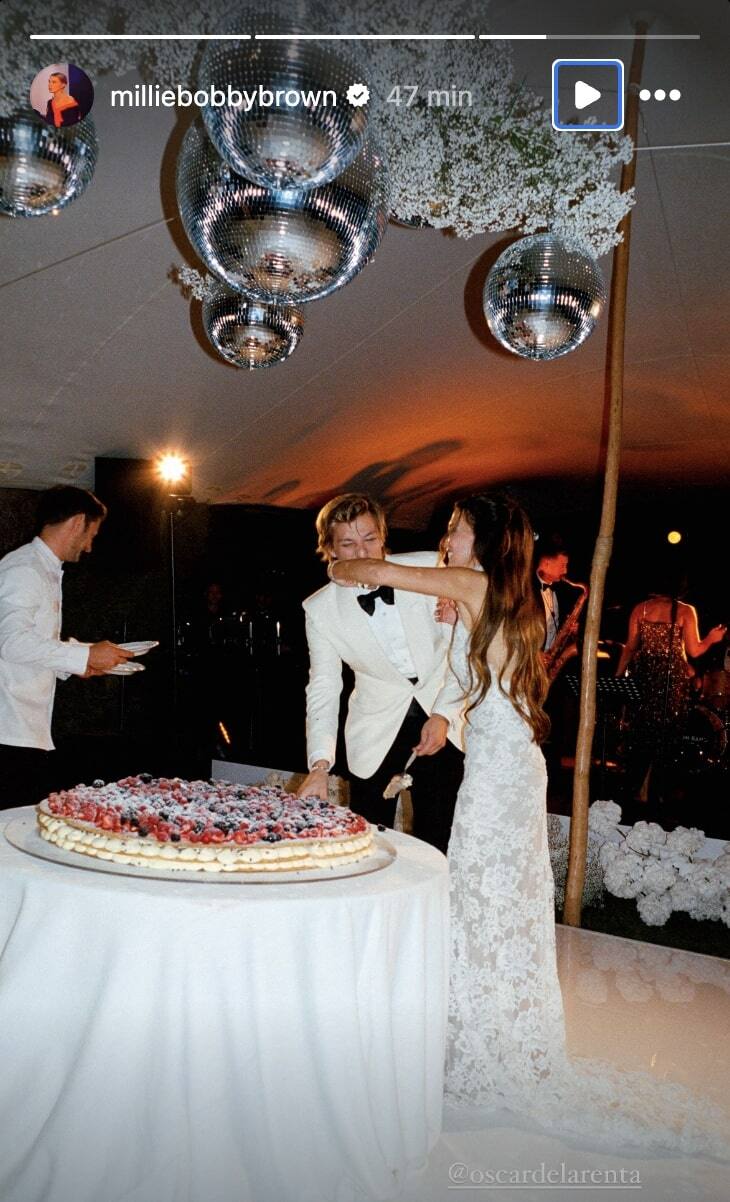 Millie Bobby Brown et Jake Bongiovi dévoilent leurs photos de mariage ...