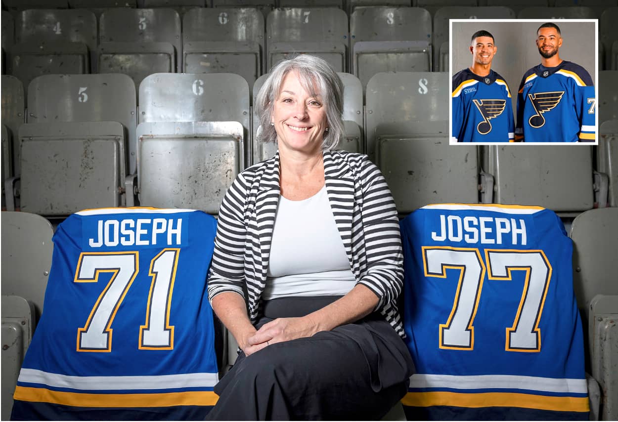 Mathieu et Pierre-Olivier Joseph réunis avec les Blues de St. Louis ...