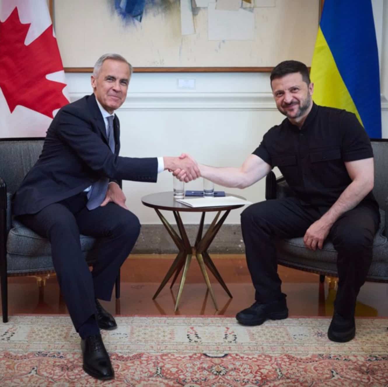 Ukraine: Zelensky a rencontré le premier ministre Mark Carney, dit ...