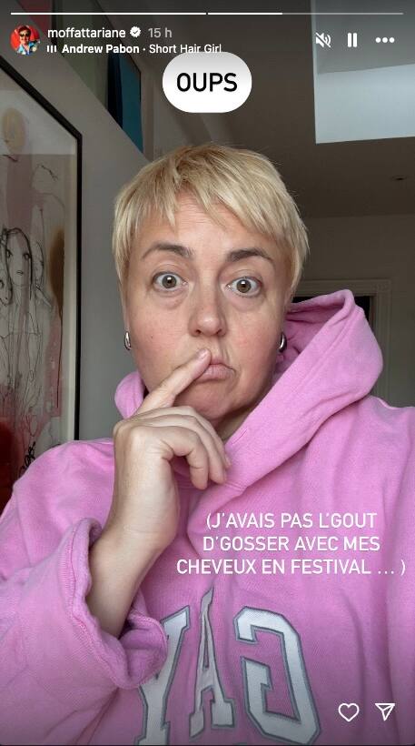 Ariane Moffatt coupe ses cheveux très courts | 7 Jours