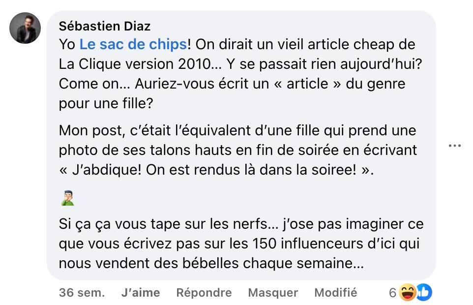 Comme nous, Véronique Cloutier se moque des petites bottes de Sébastien ...