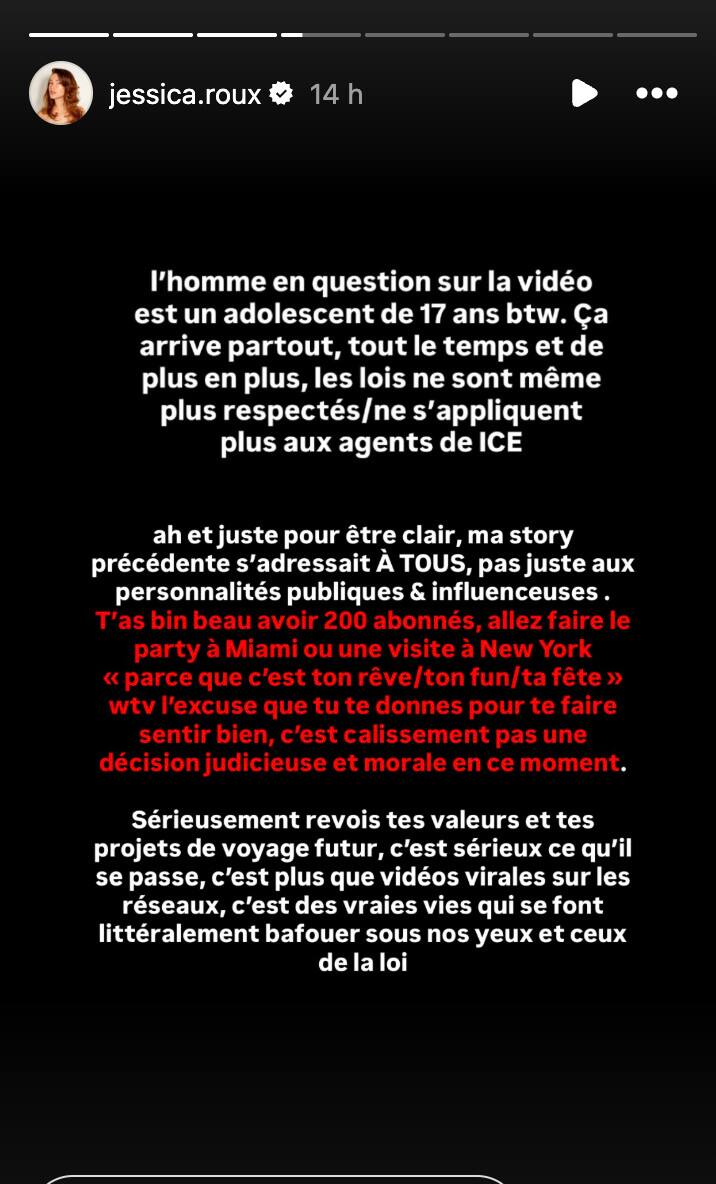 Situation politique: Jessica Roux dénonce des influenceurs qui voyagent ...