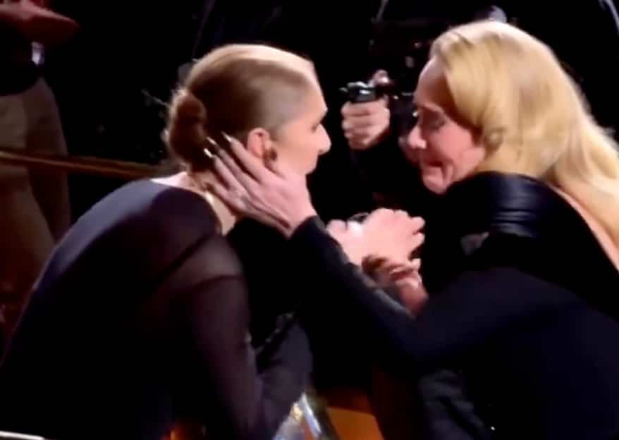 Deux divas en larmes: Adele dans les bras de Céline Dion au Ceasars Palace | JDQ
