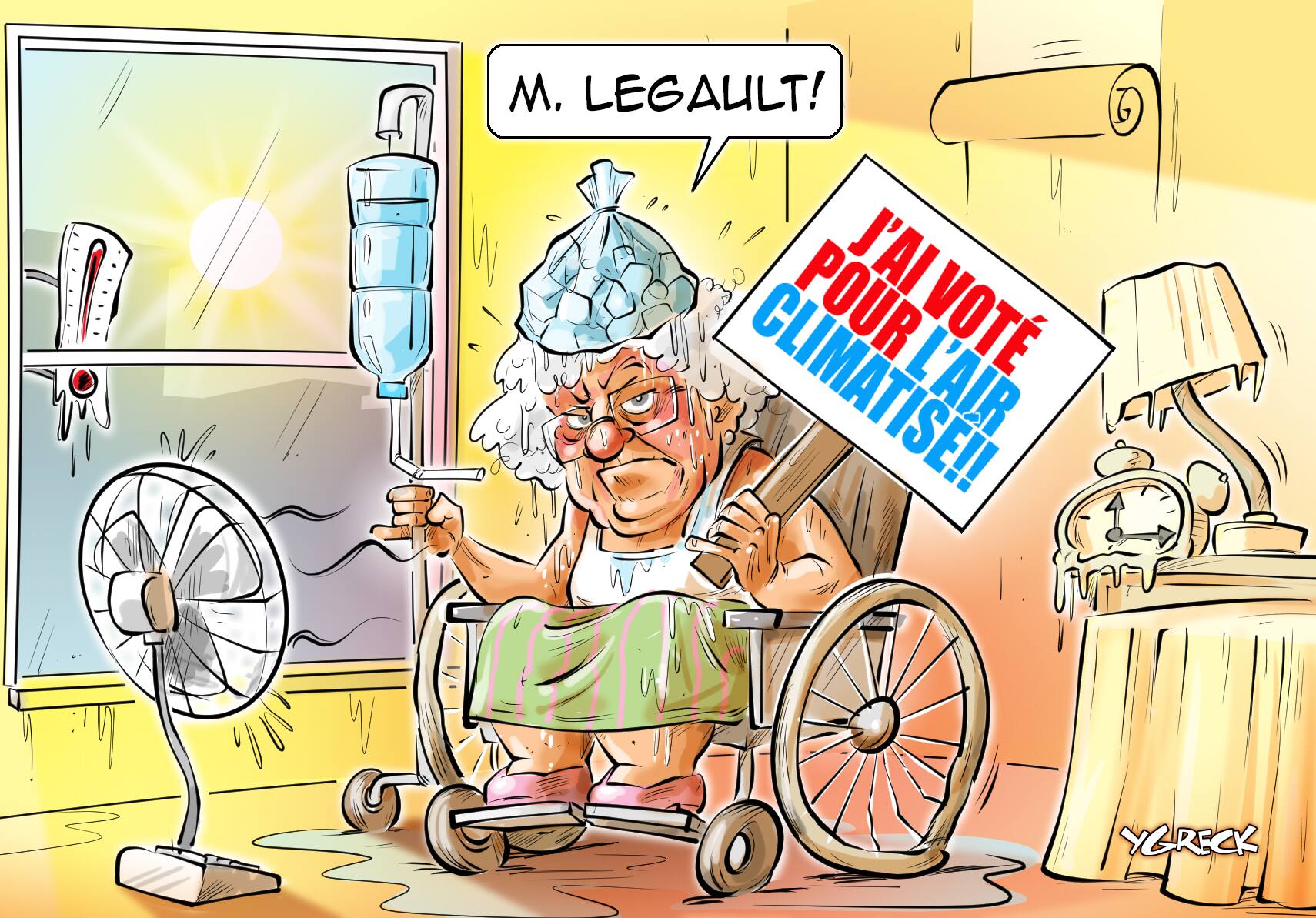 La caricature d'Ygreck | Le Journal de Montréal