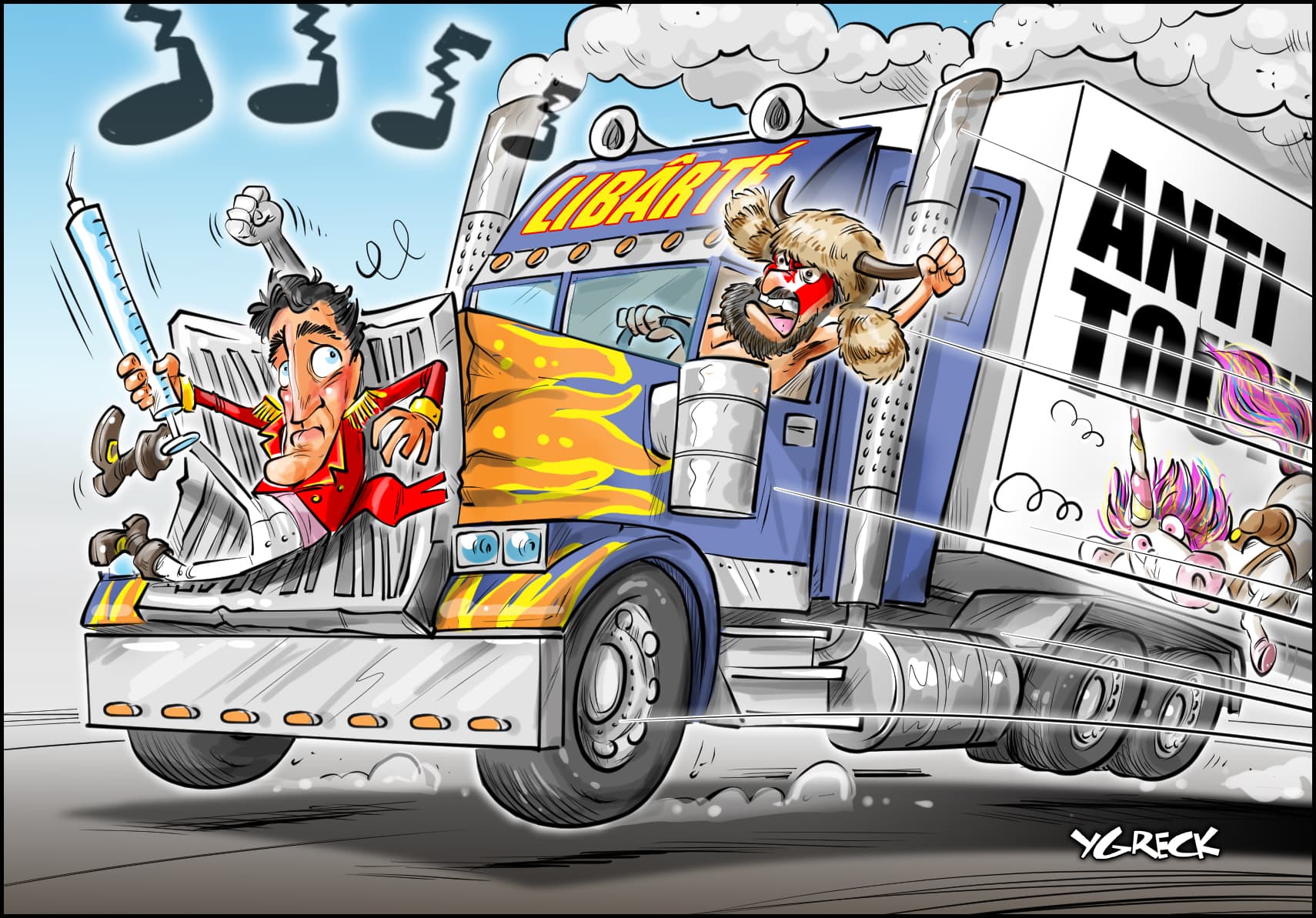 La caricature d'Ygreck | Le Journal de Québec