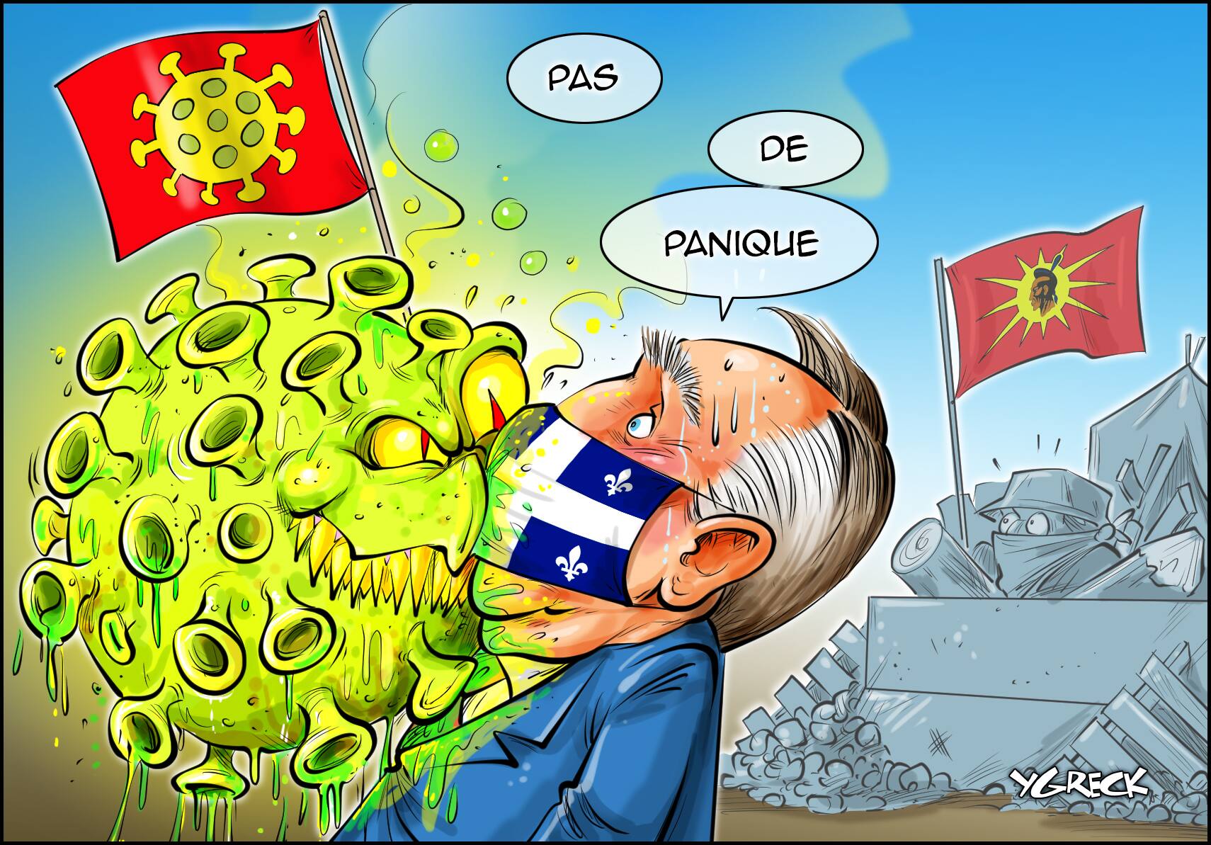 La caricature d'Ygreck | Le Journal de Québec