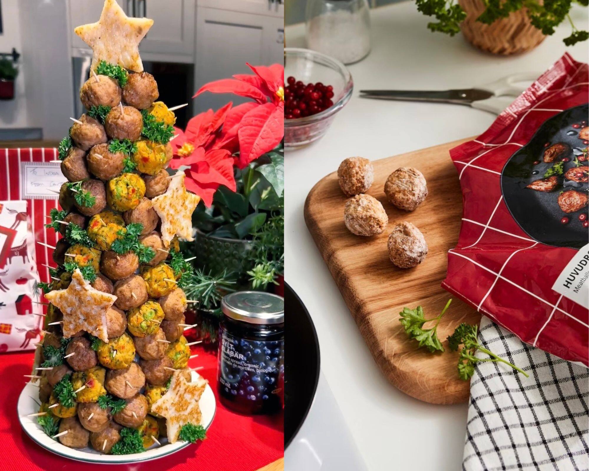 Voici comment recréer l’ICONIQUE sapin de Noël aux boulettes d’IKEA ...