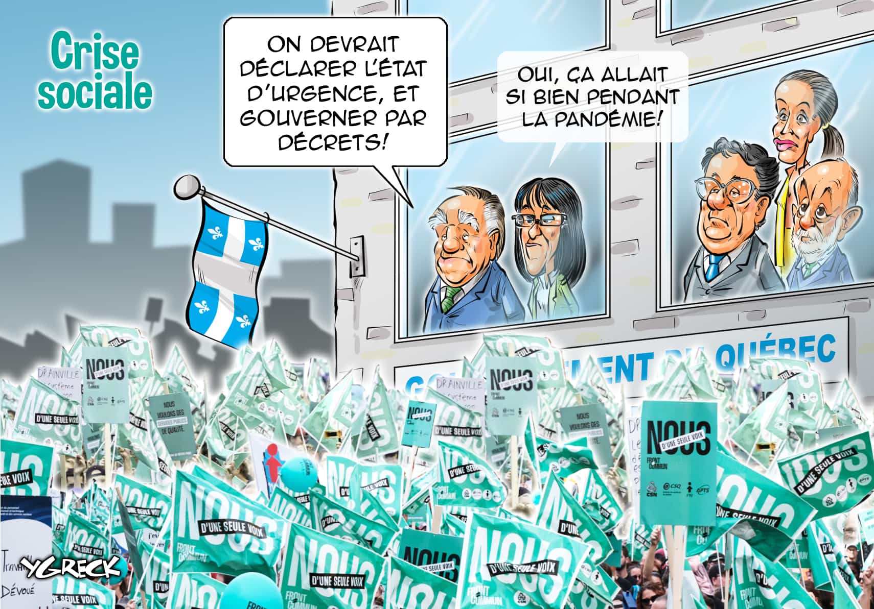 Québec en grève : r/canadapoliticshumour