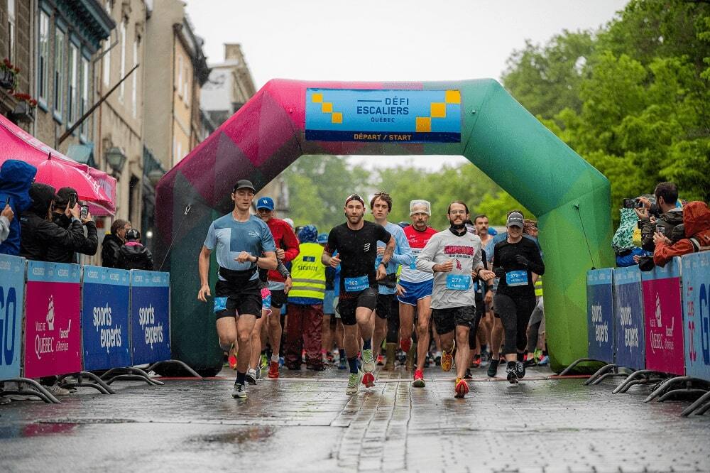 13e édition du Défi des Escaliers: près de 2000 coureurs bravent la ...