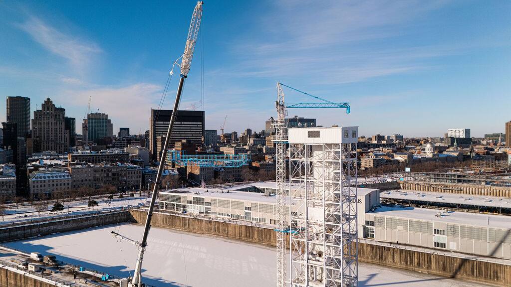 [EN IMAGES] Montréal aura son bungee au cœur du Vieux-Port | JDQ