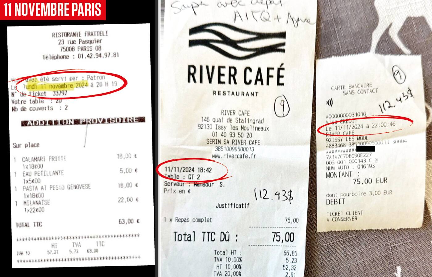 Steak-frites à 132$, repas facturés en double, nuits d'hôtel à deux pas ...
