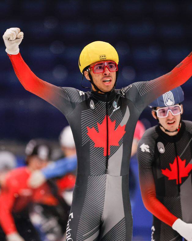 Patinage de vitesse courte piste: William Dandjinou surmonte l ...