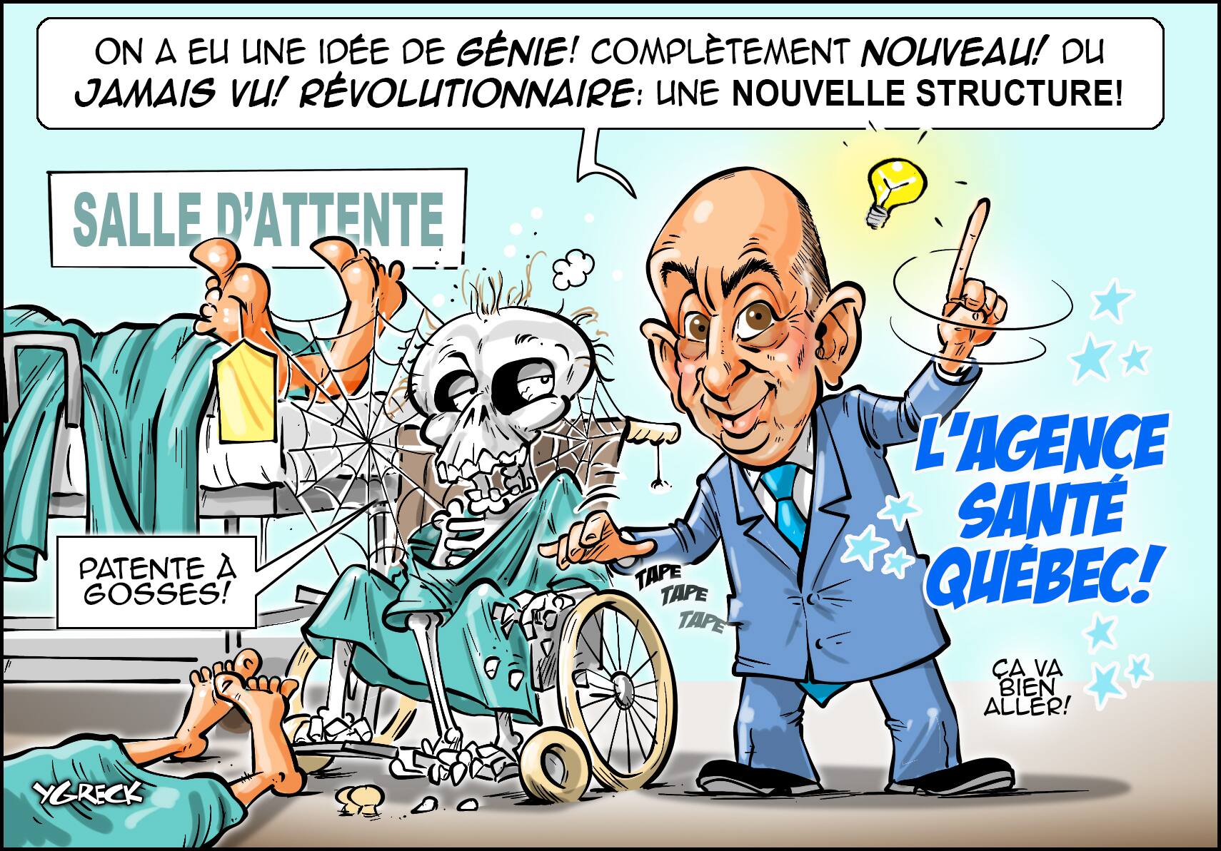 La caricature d'Ygreck | Le Journal de Montréal
