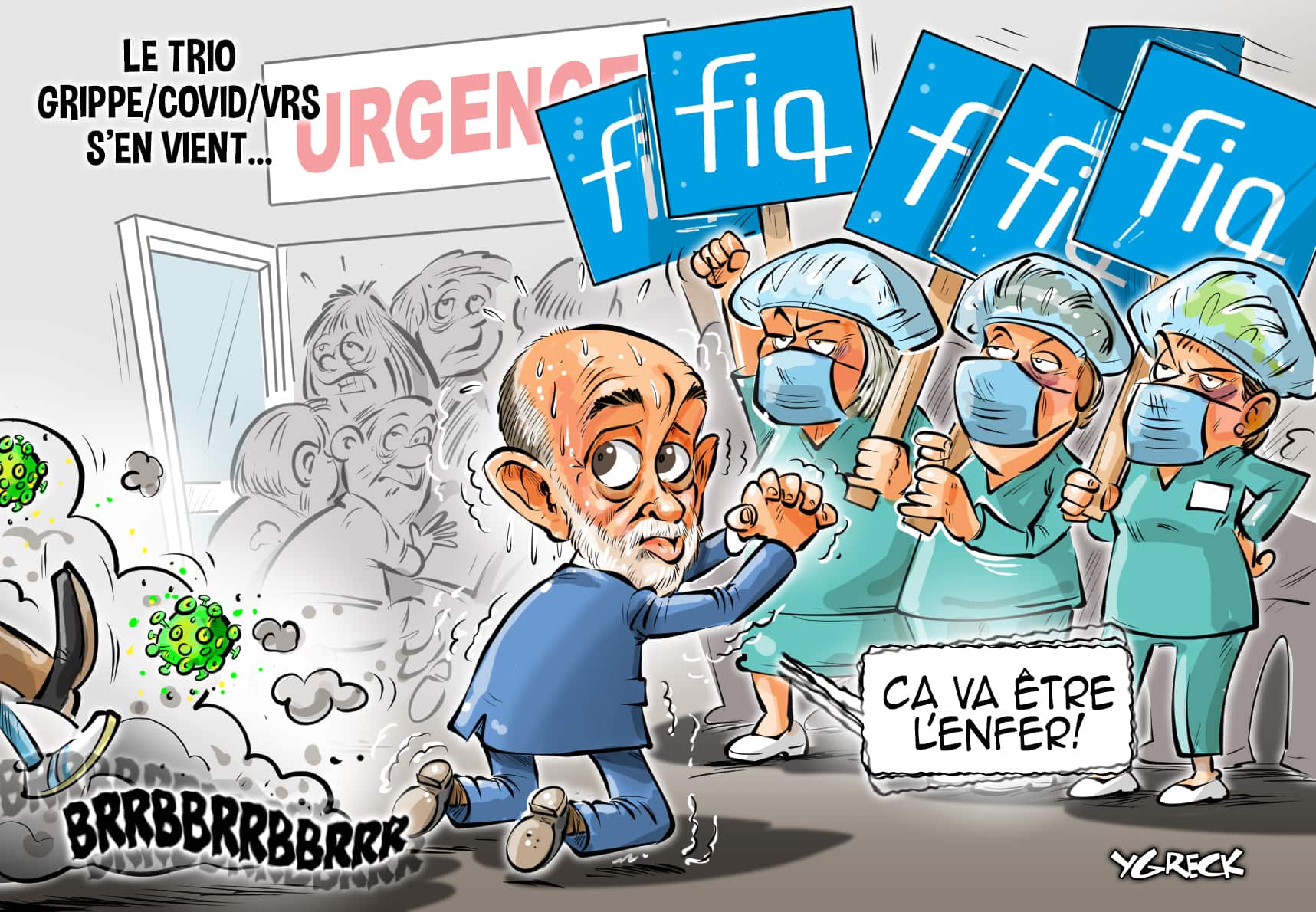 La caricature d'Ygreck | Le Journal de Québec