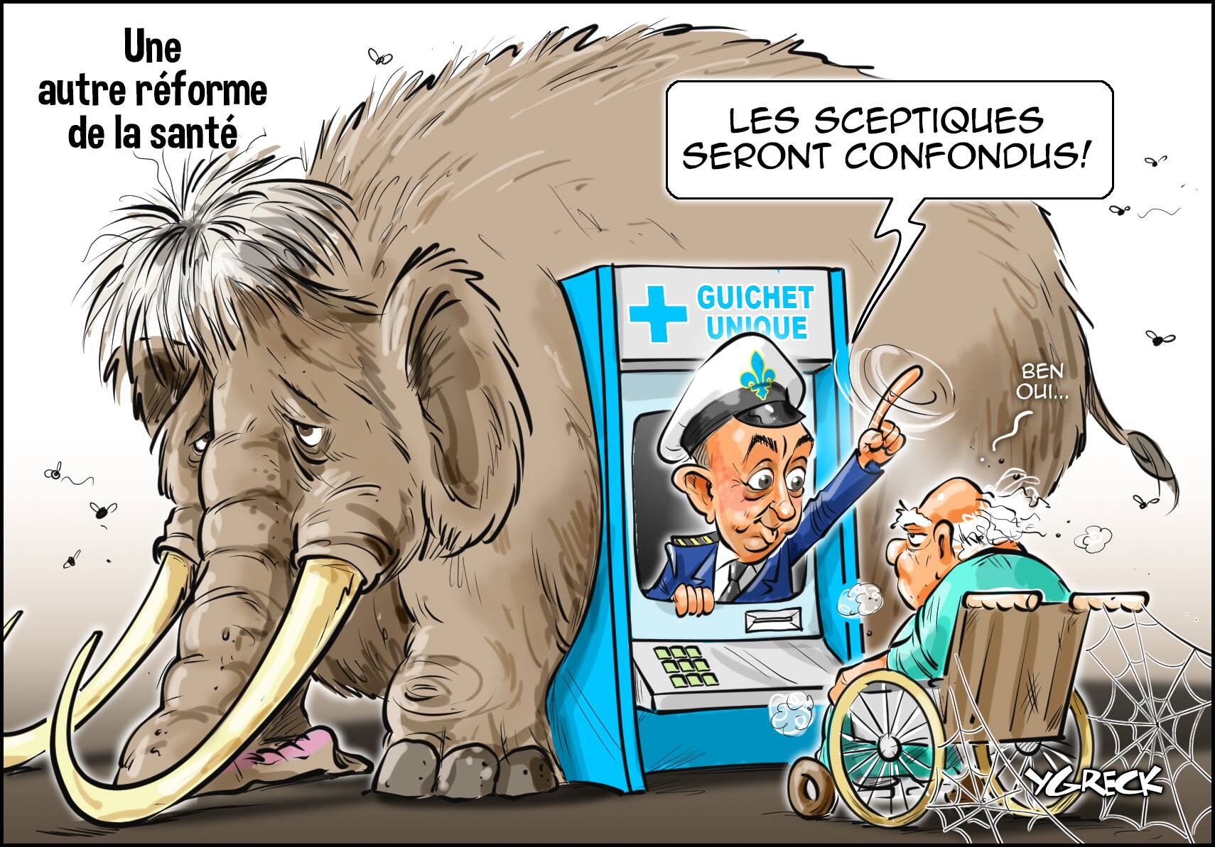 La caricature d'Ygreck | Le Journal de Québec