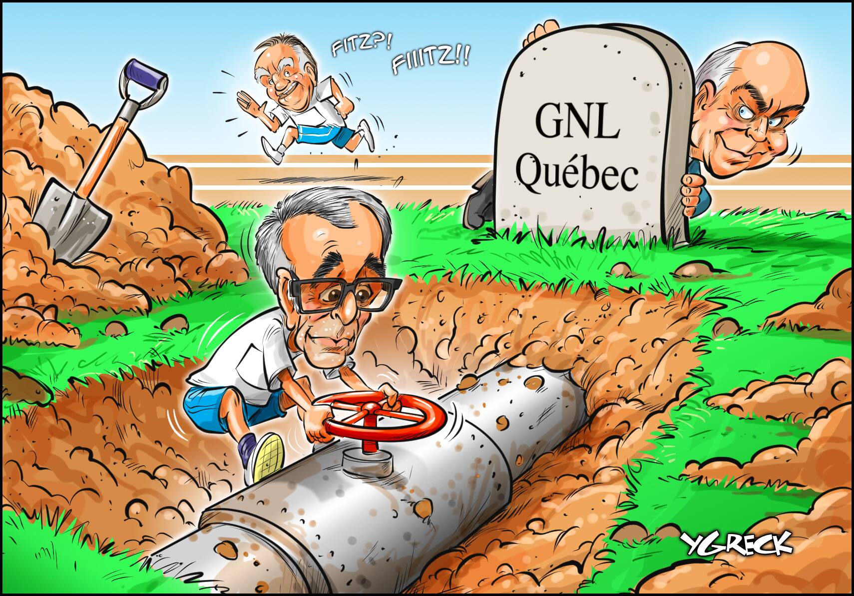 La caricature d'Ygreck | Le Journal de Montréal