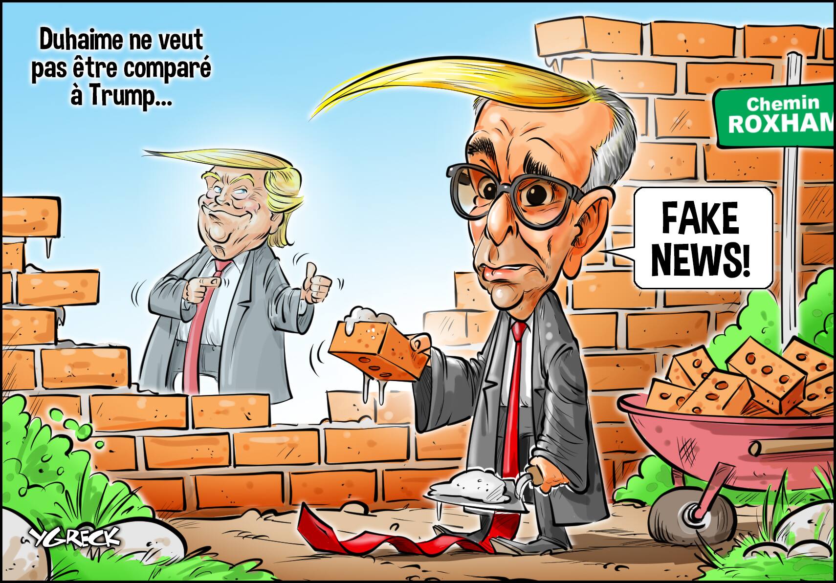 La caricature d'Ygreck | Le Journal de Québec