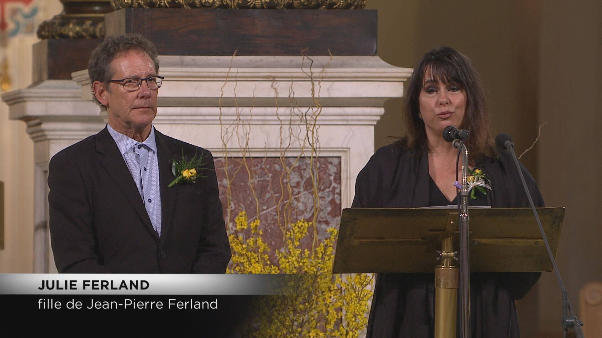 Funérailles nationales: les enfants de Jean-Pierre Ferland livrent un ...