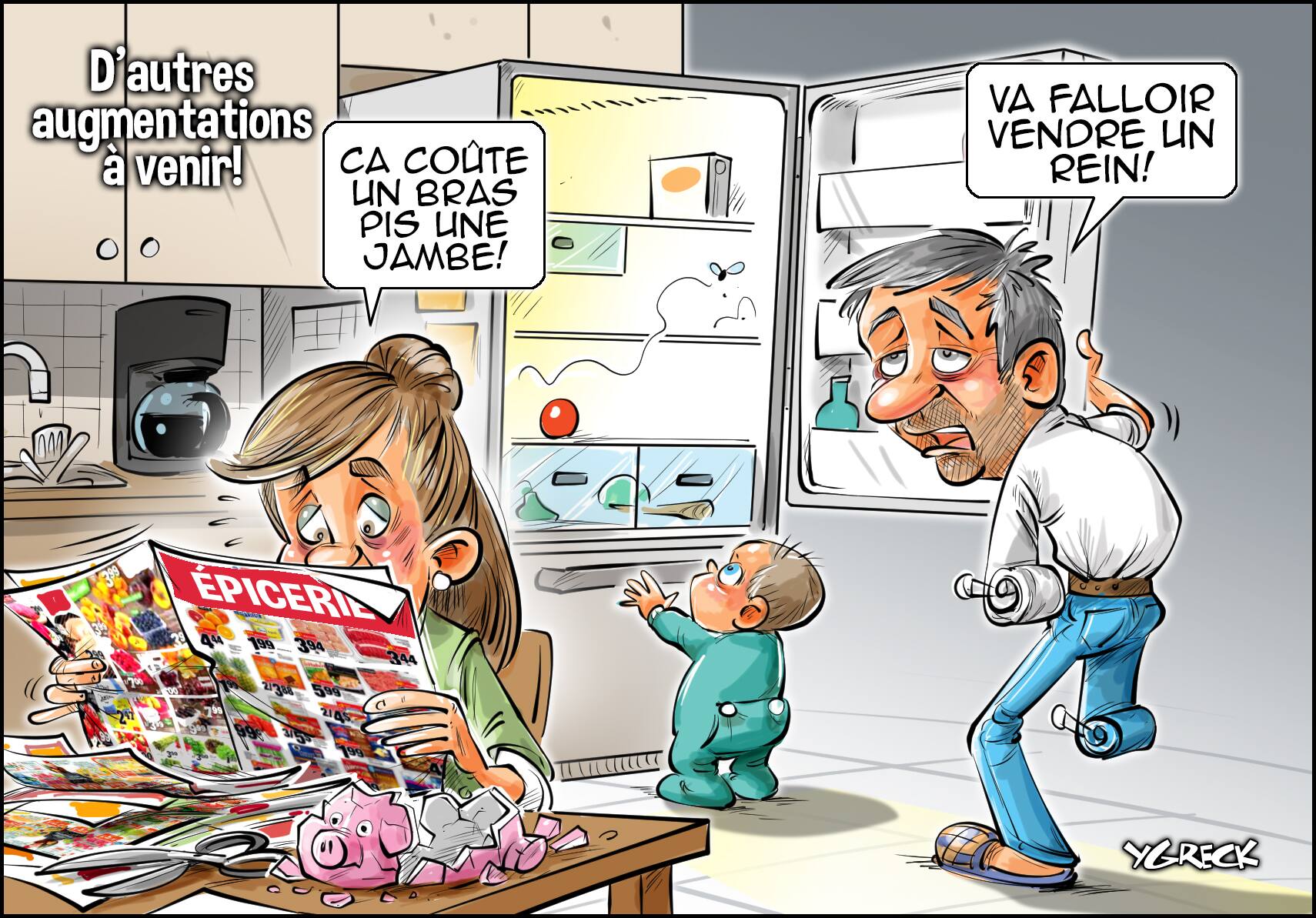 La caricature d'Ygreck | Le Journal de Montréal
