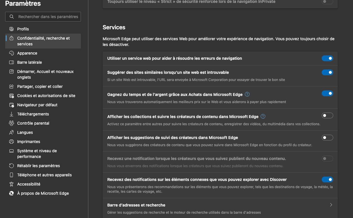 Microsoft: la récente version du navigateur Edge redirige vos visites ...