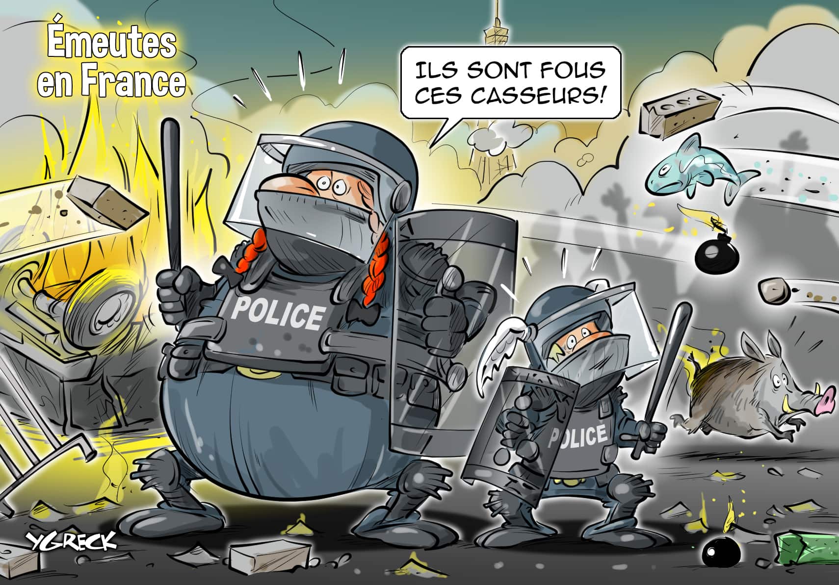 La caricature d'Ygreck | Le Journal de Montréal