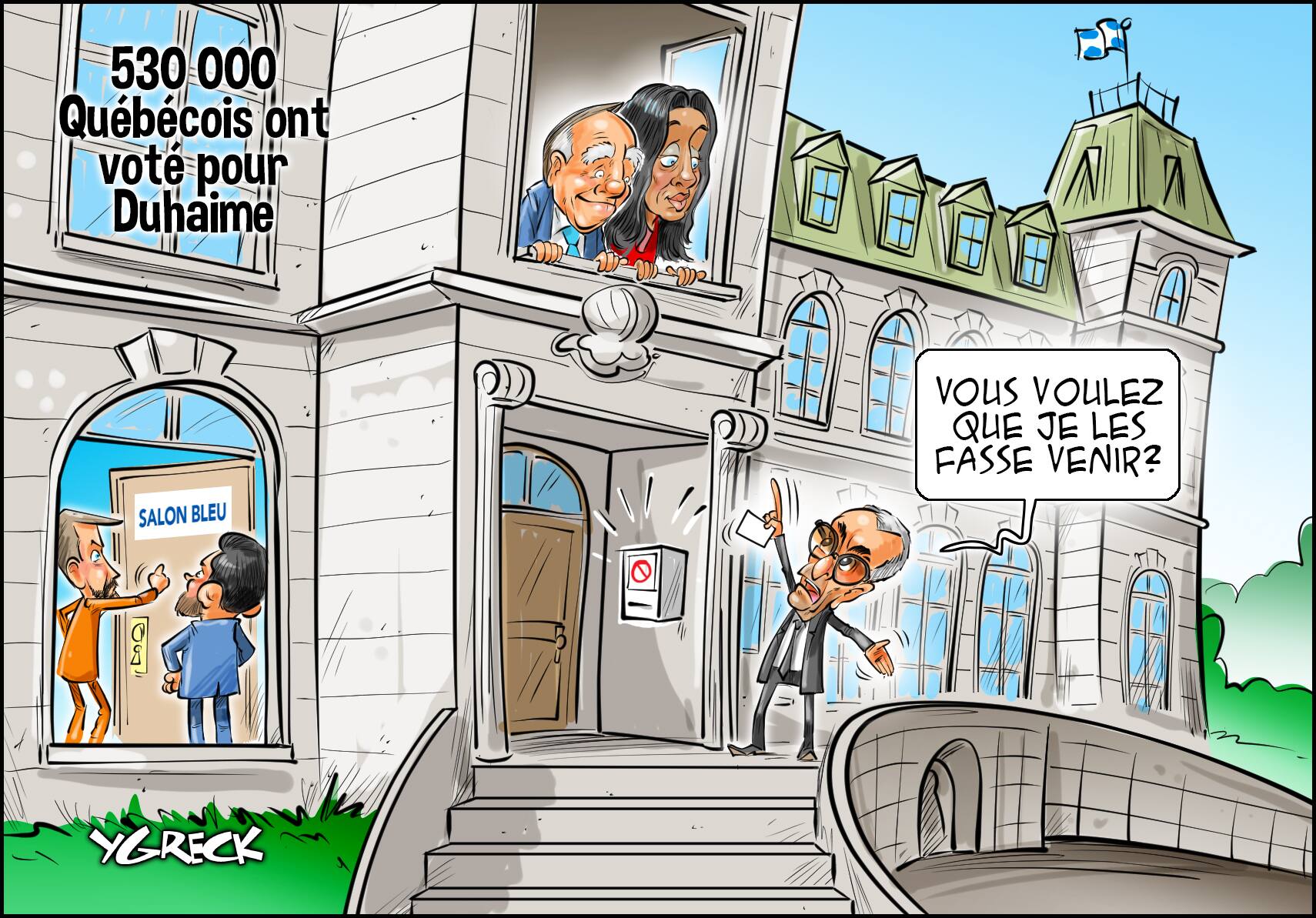 La caricature d'Ygreck | Le Journal de Québec