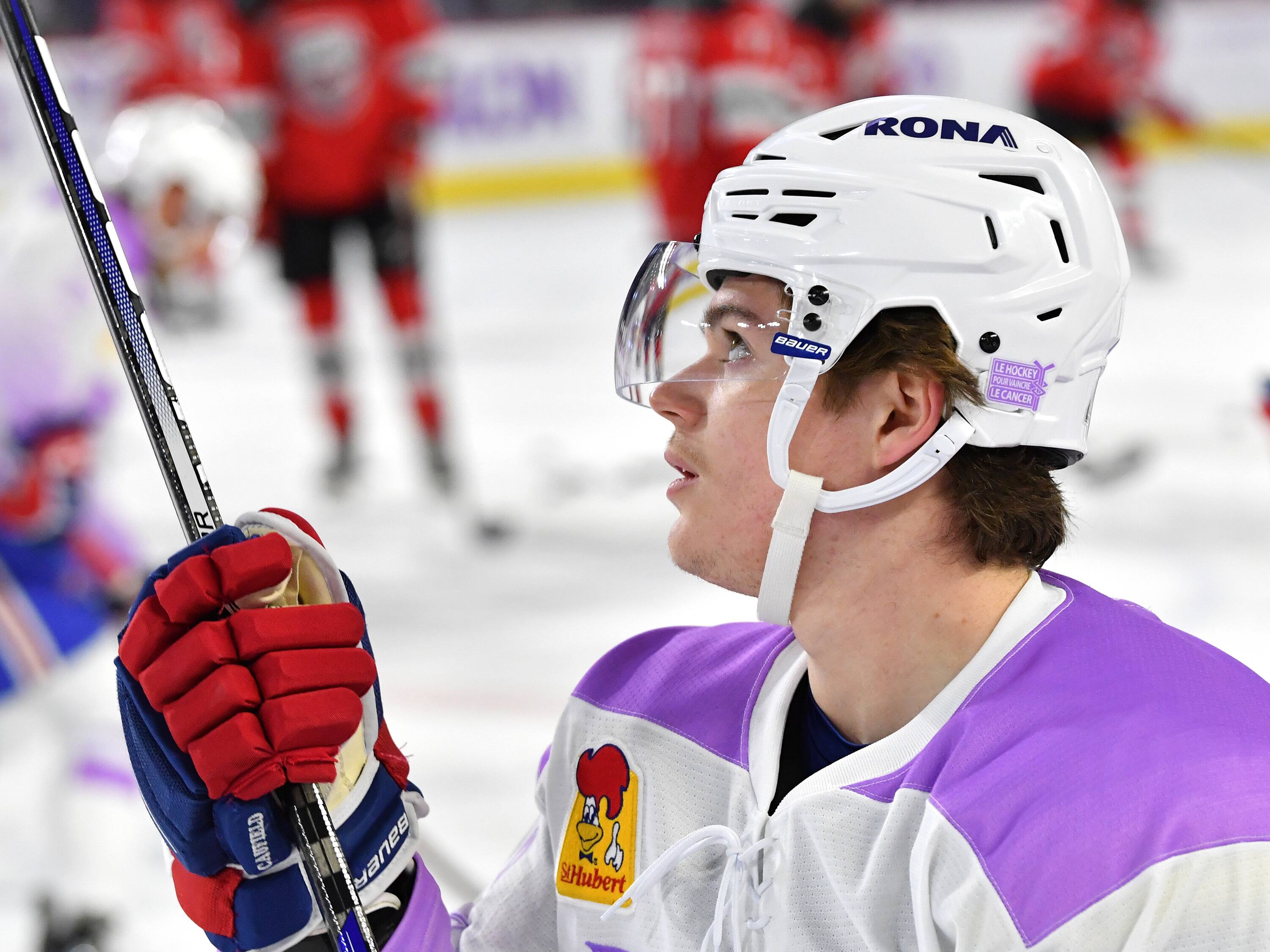Dans une défaite du Rocket, Cole Caufield débloque avec un tir ...