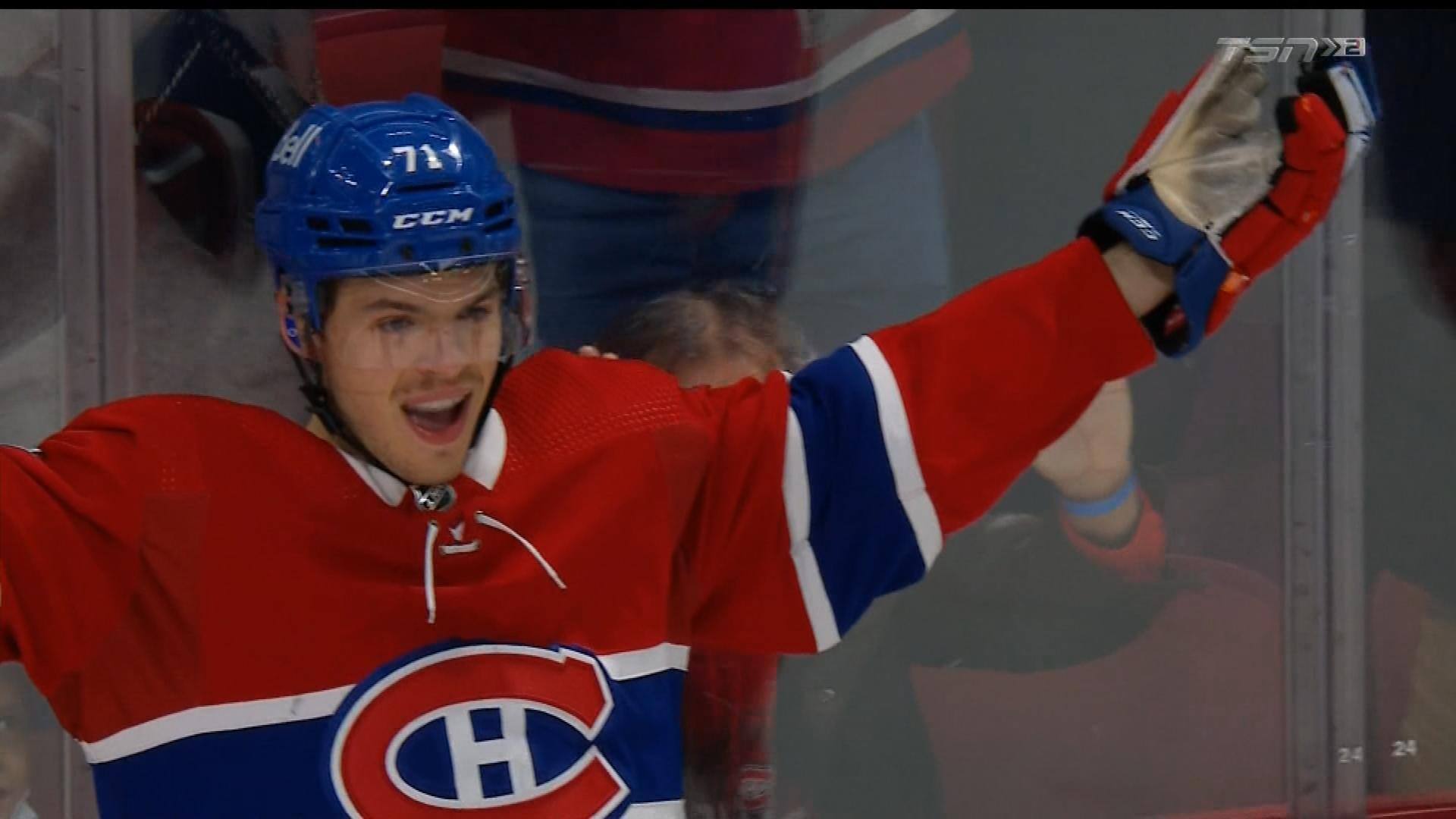 À VOIR: le but de l'année du CH à Jake Evans? - TVA Sports