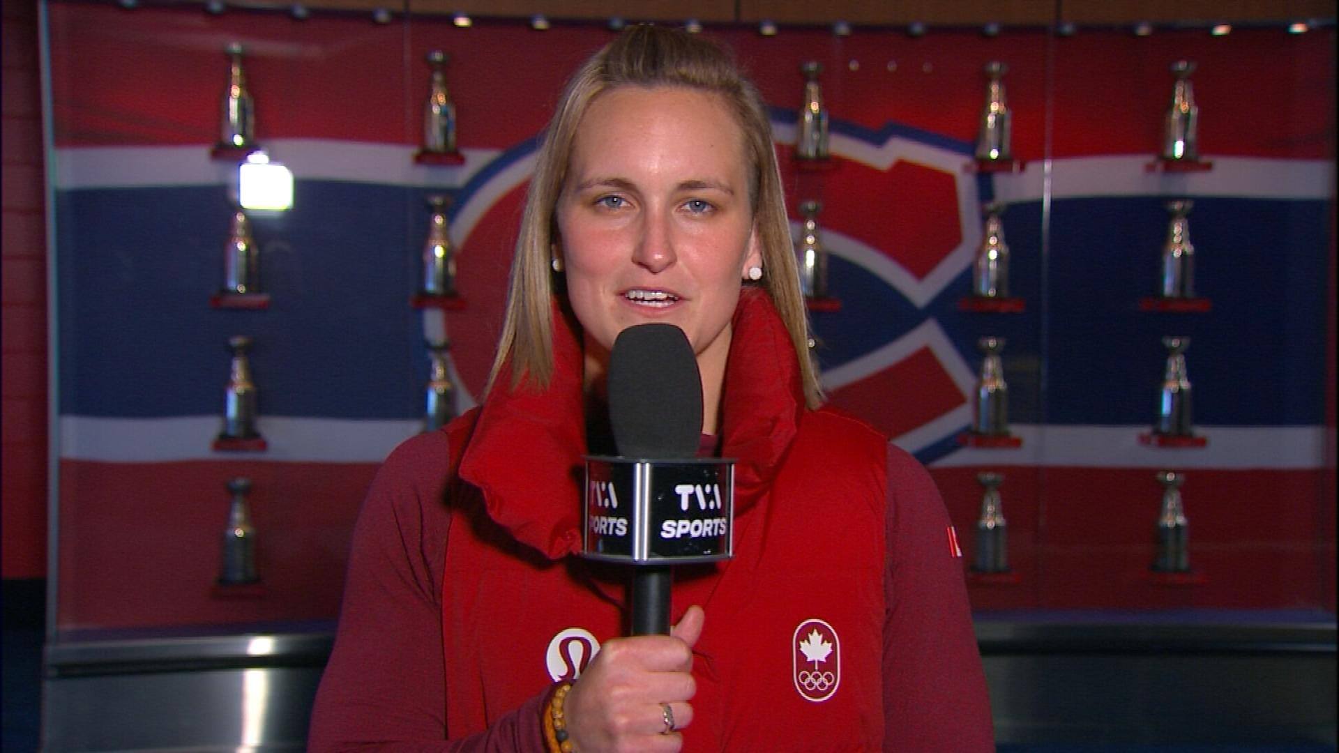 Marie-Philip Poulin rêve aux Canadiens - TVA Sports