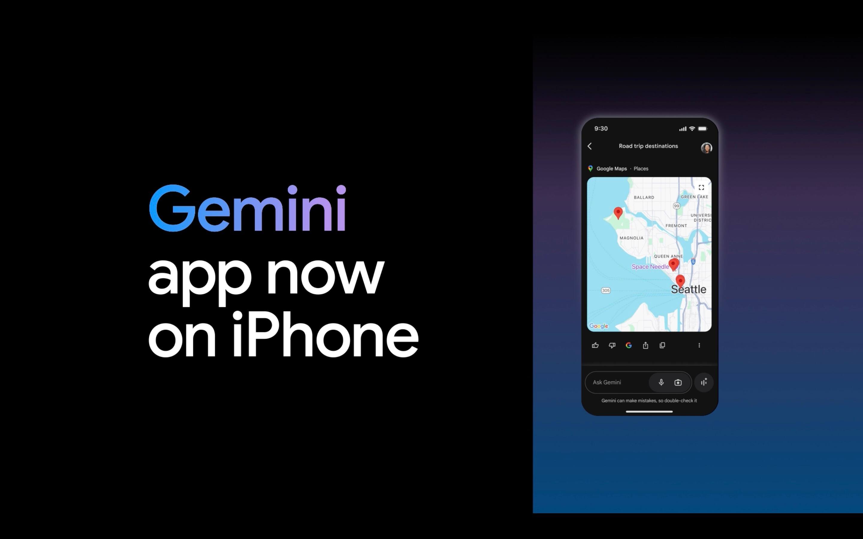 L’application Gemini IA est maintenant offerte sur iOS | Pèse sur start