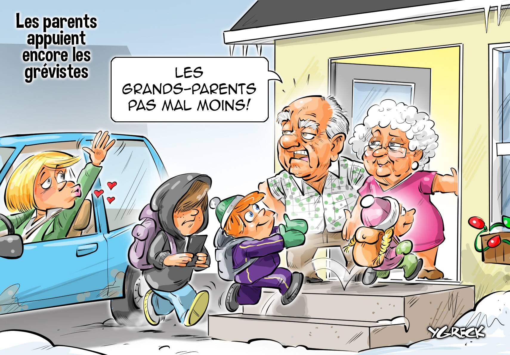 La caricature de Ygreck en vidéo: des grands-parents de plus en plus ...