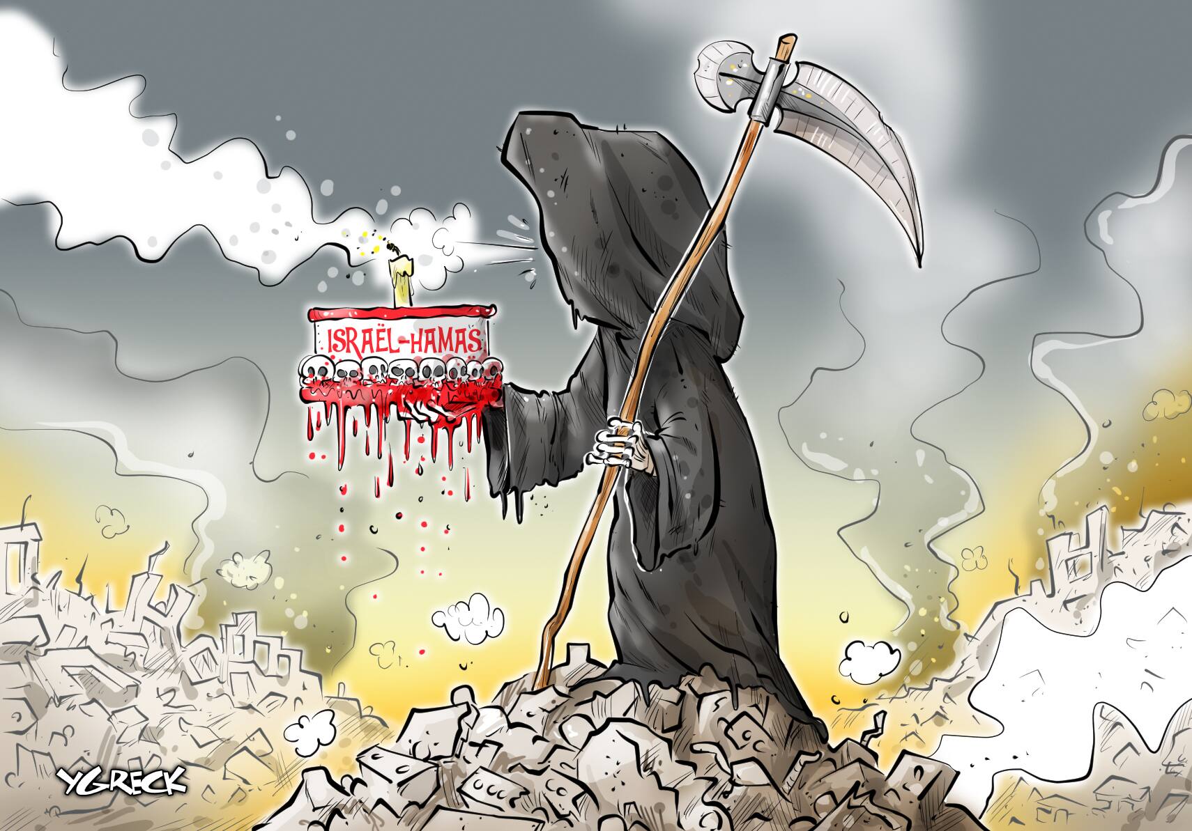 La caricature d’Ygreck en vidéo: un an depuis les attaques du 7 octobre ...