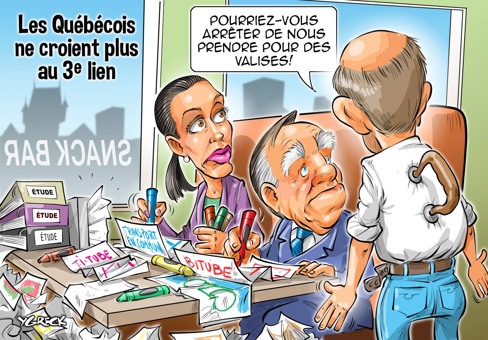 La caricature d'Ygreck | Le Journal de Montréal