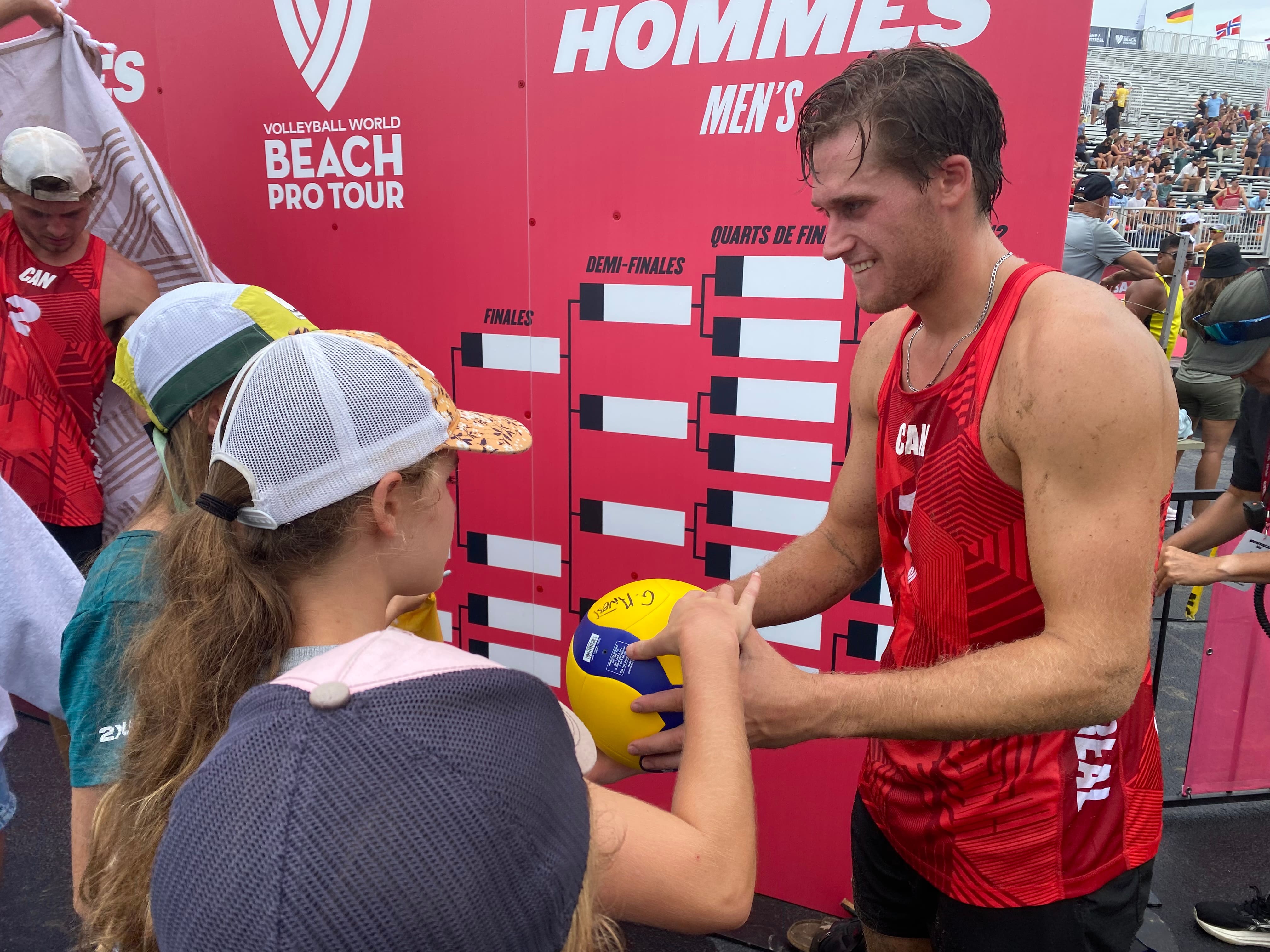 Court, mais touchant pour Guillaume Rivest au Montréal Beach Pro Tour ...