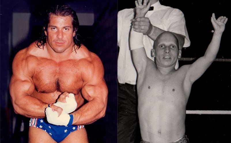 Steve Strong et Tiger Jackson au Temple de la renommée de la lutte au ...