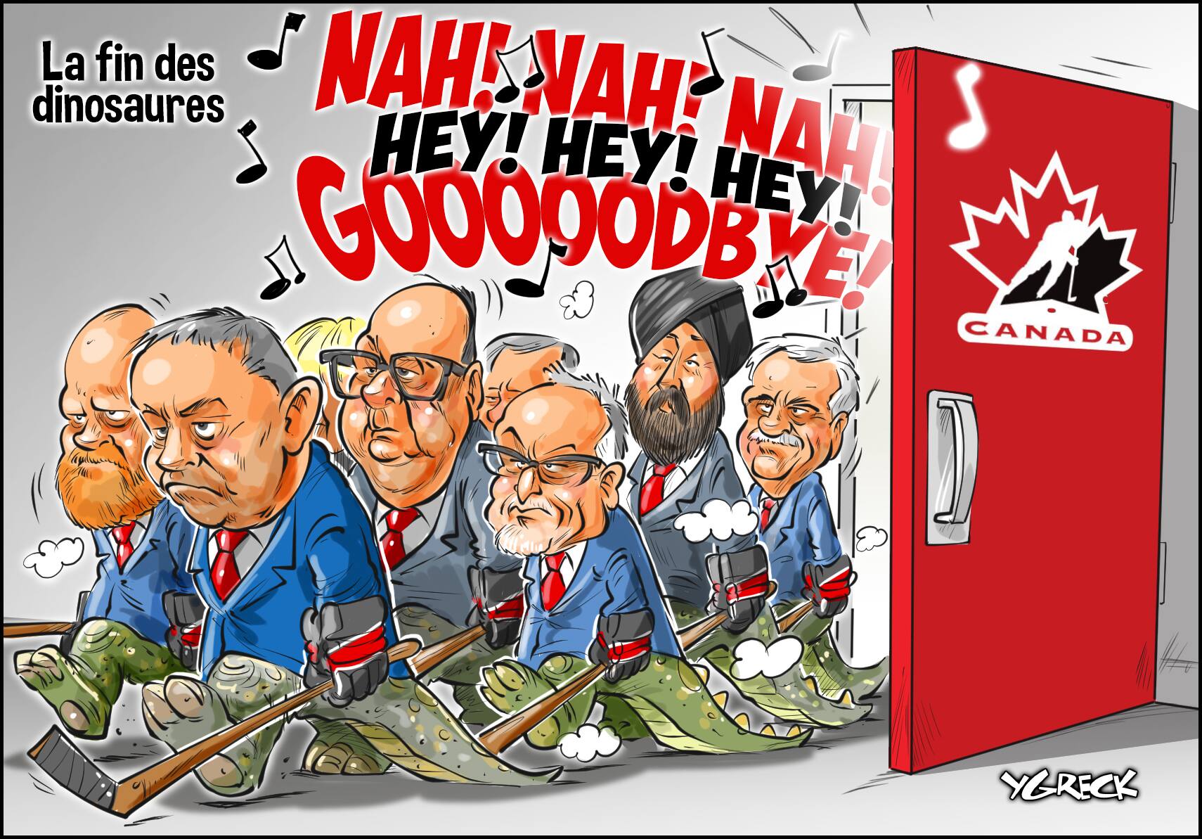 La caricature d'Ygreck | Le Journal de Montréal