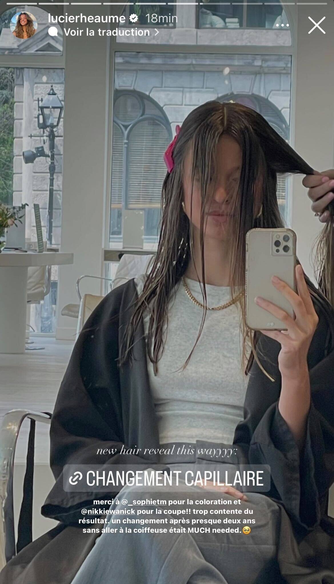 Lucie Rhéaume n'est plus brunette et vous devez voir ça | billie