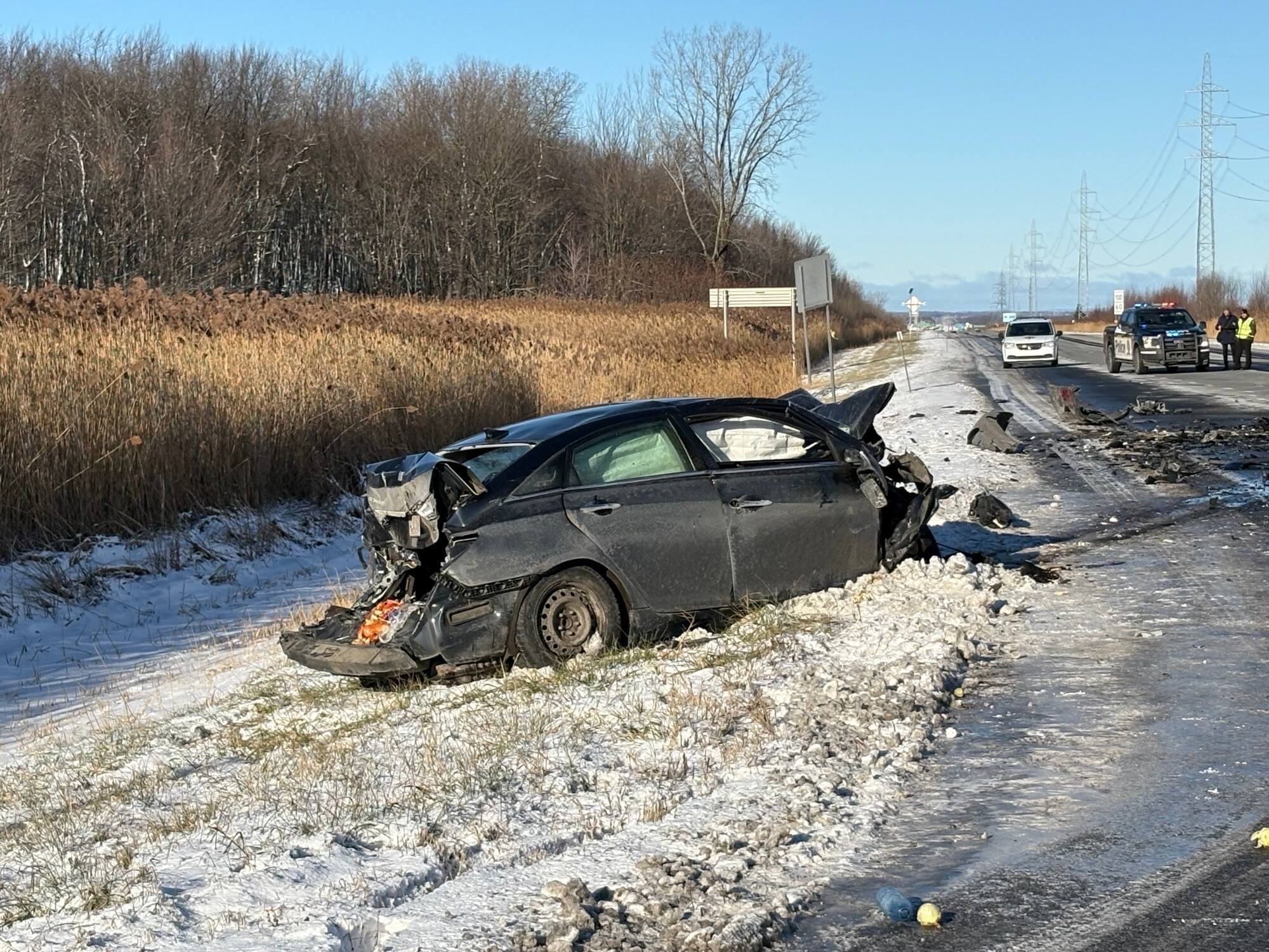 [EN IMAGES] Centre-du-Québec: une jeune femme meurt dans un accident ...