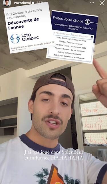 [VIDÉO] Voyez la réaction de Zoé Duval à sa nomination aux prix Gémeaux pour une série dans ...