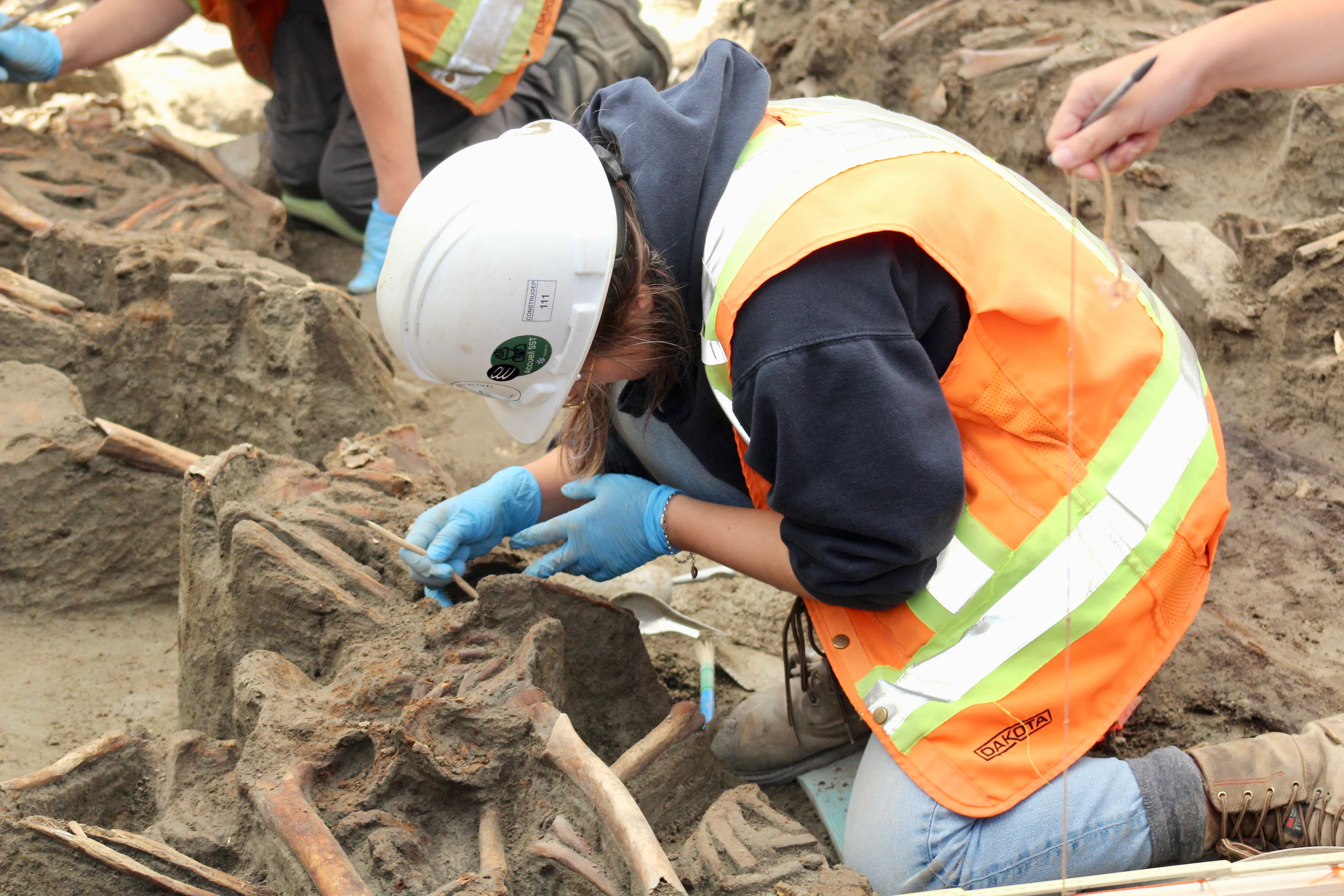 Fouilles archéologiques: des ossements humains retrouvés dans Saint ...