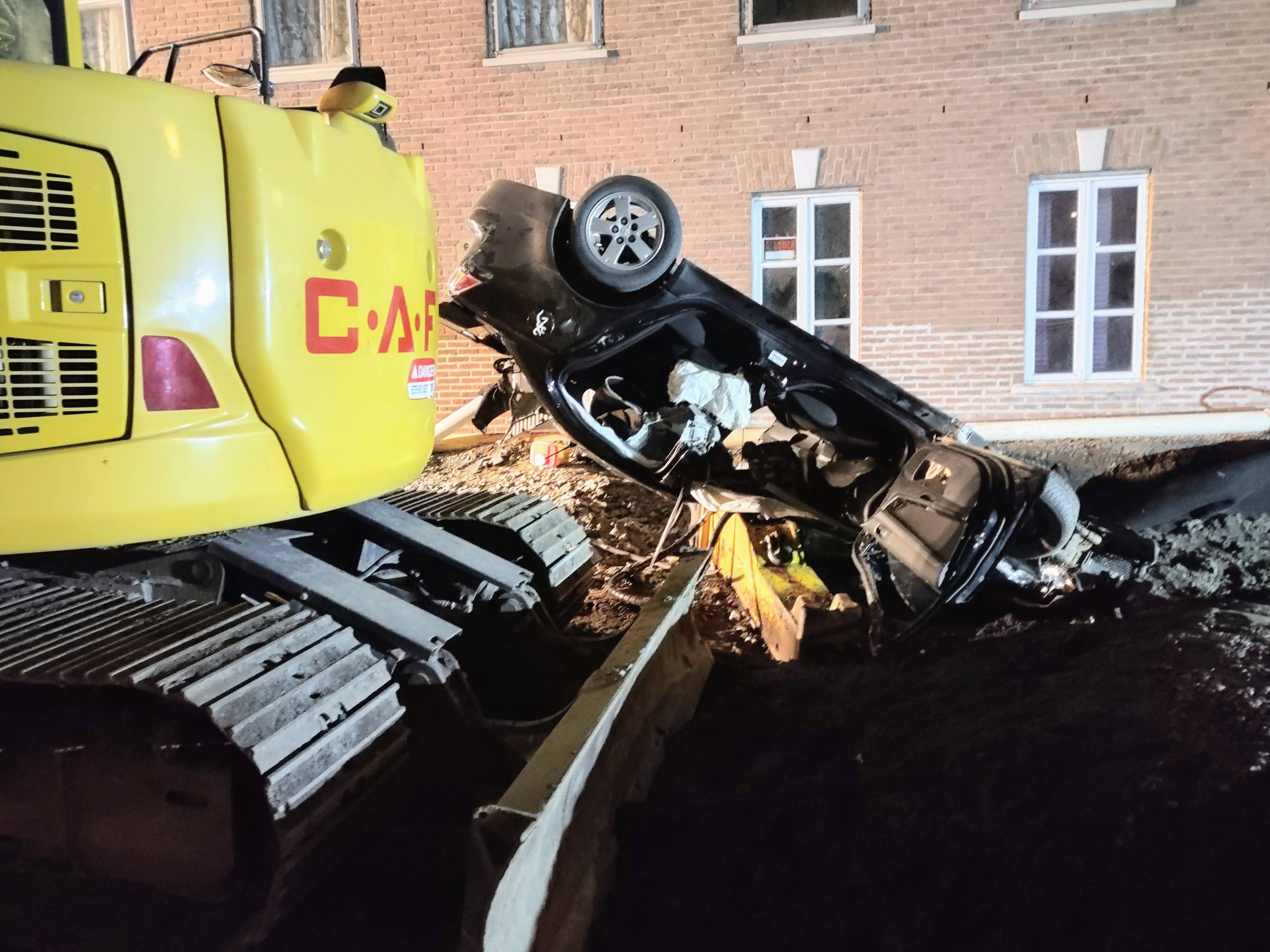 Violent capotage sur un chantier à Lévis | JDQ
