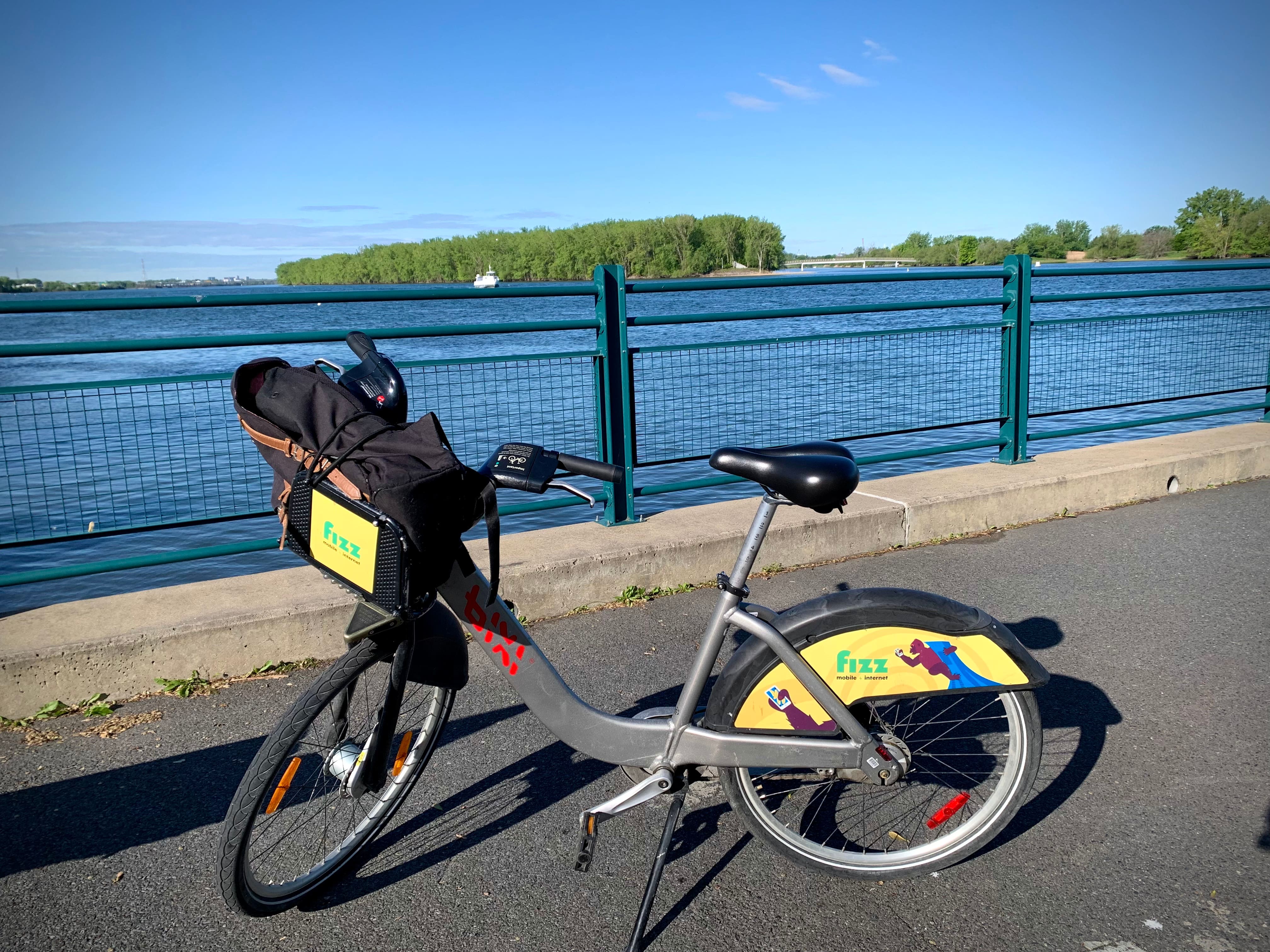 J’ai pédalé de Boucherville jusqu'au Vieux-Montréal en BIXI et voici ...