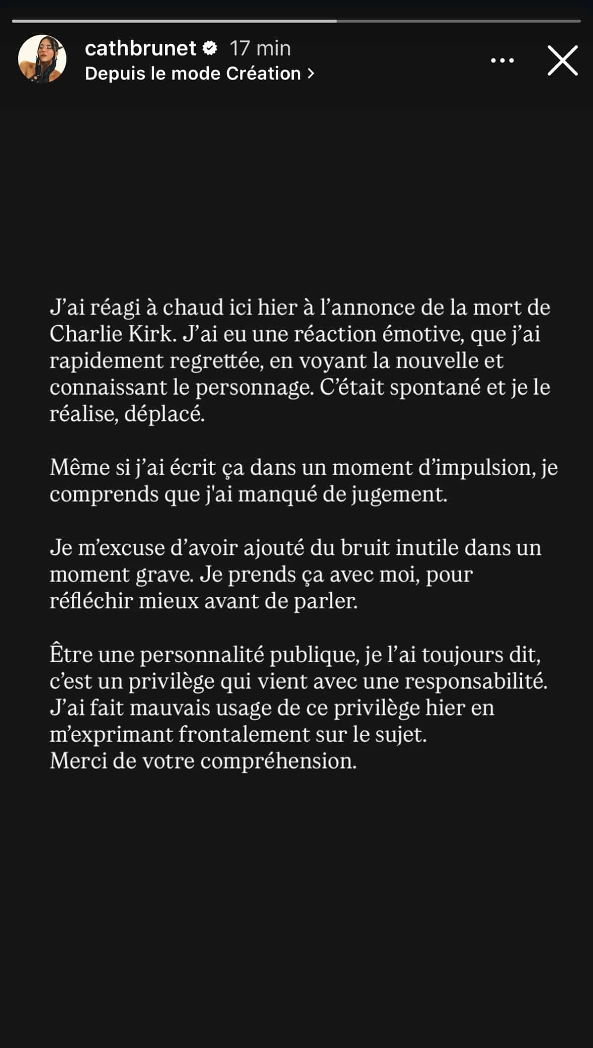 Catherine Brunet intimidée après la mort de Charlie Kirk, elle s'excuse ...