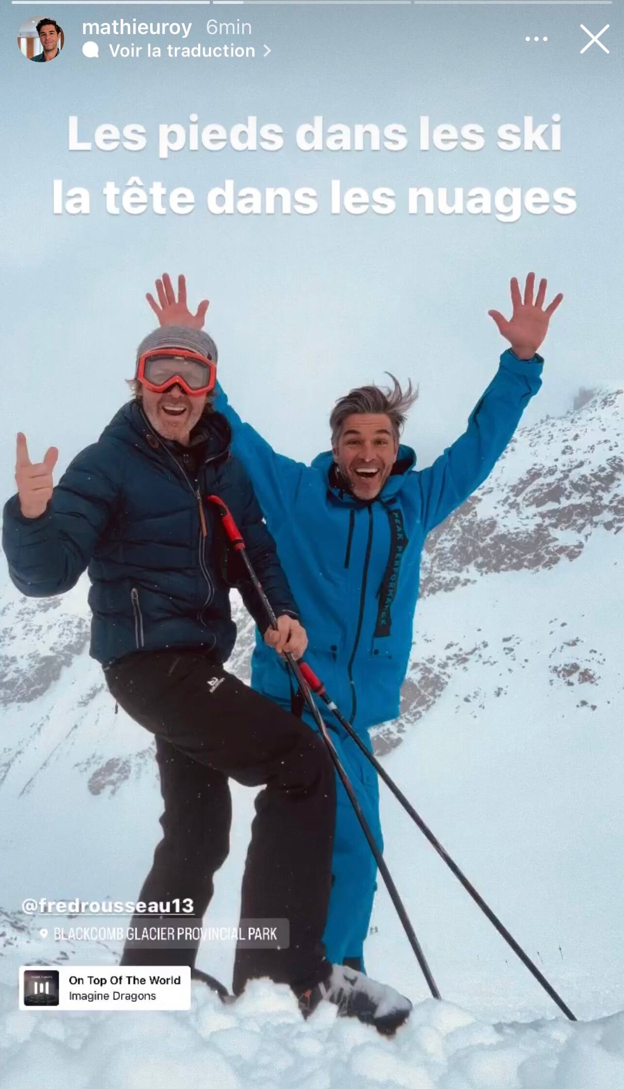 Mathieu Roy fait de la conciliation travail/ski dans un endroit à faire rêver! | Salut Bonjour