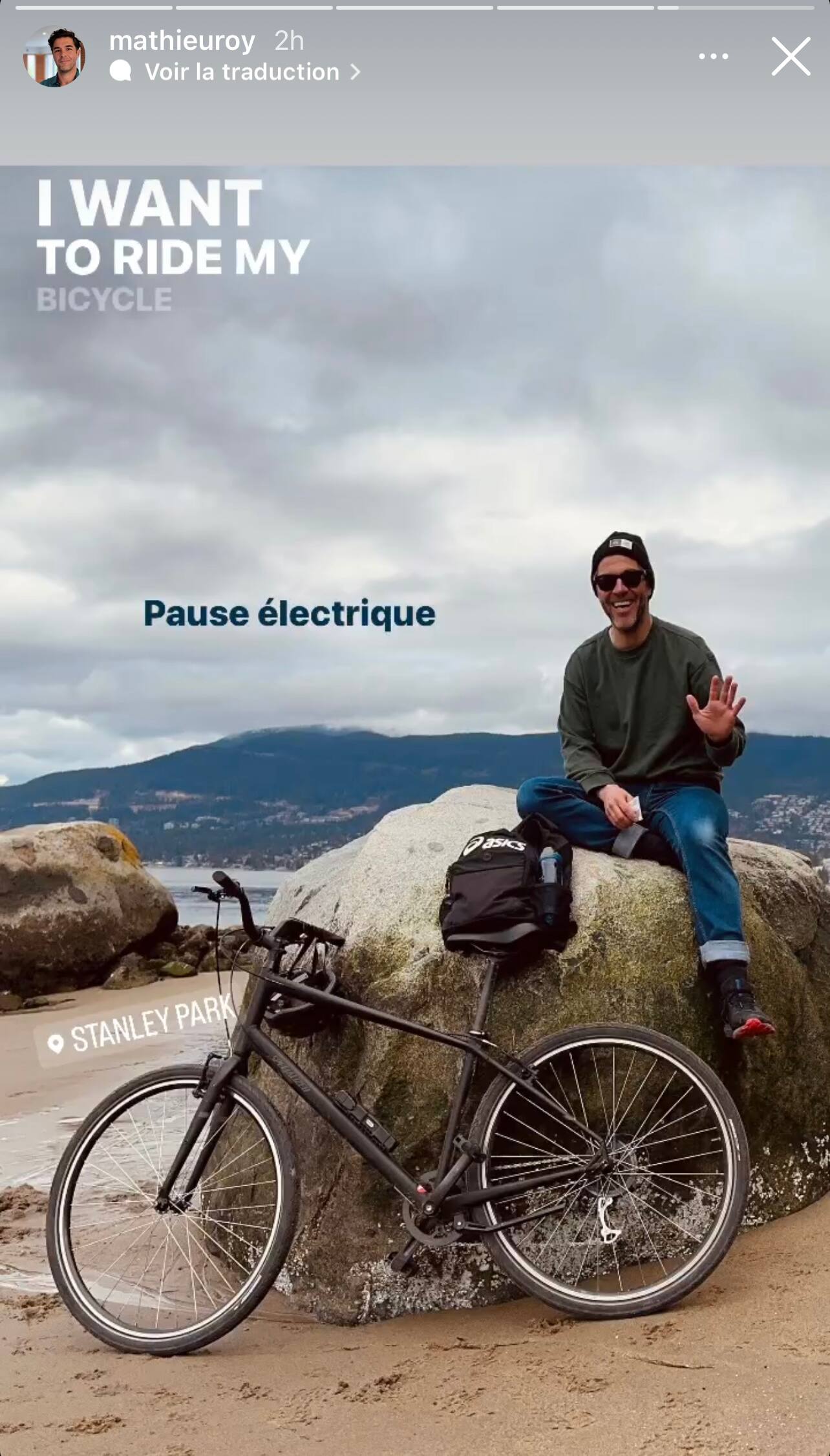 Mathieu Roy fait de la conciliation travail/ski dans un endroit à faire rêver! | Salut Bonjour