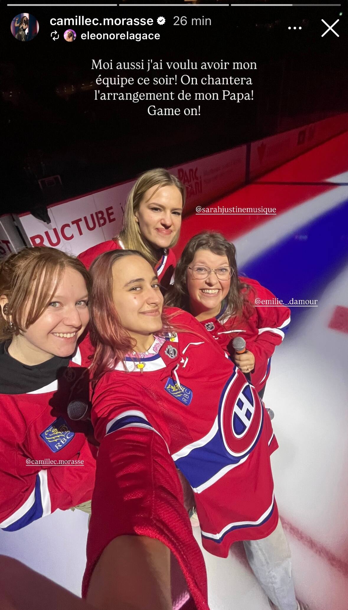 Éléonore Lagacé vivra un énorme moment au Centre Bell avec cette Académicienne | billie