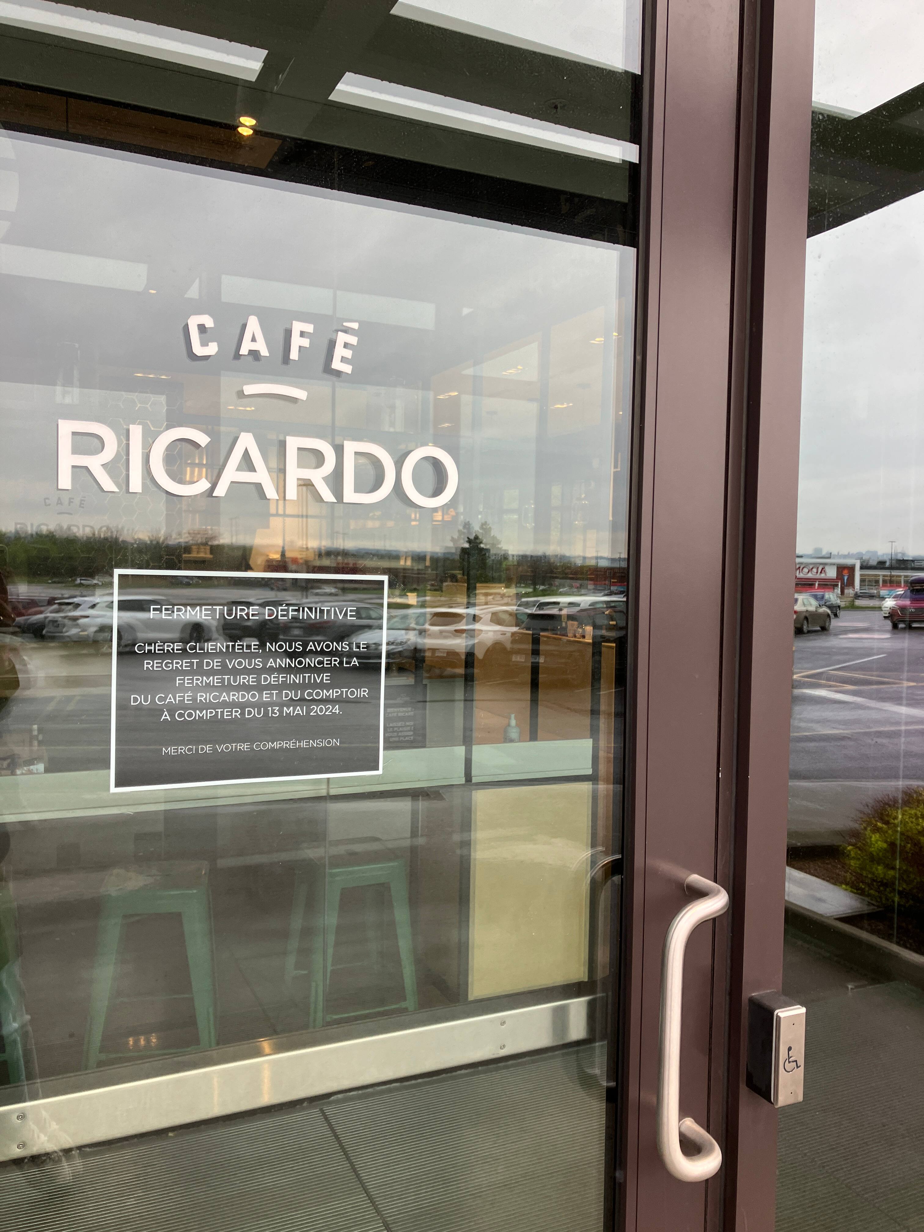Le restaurant de Ricardo ferme ses portes à Québec | JDQ