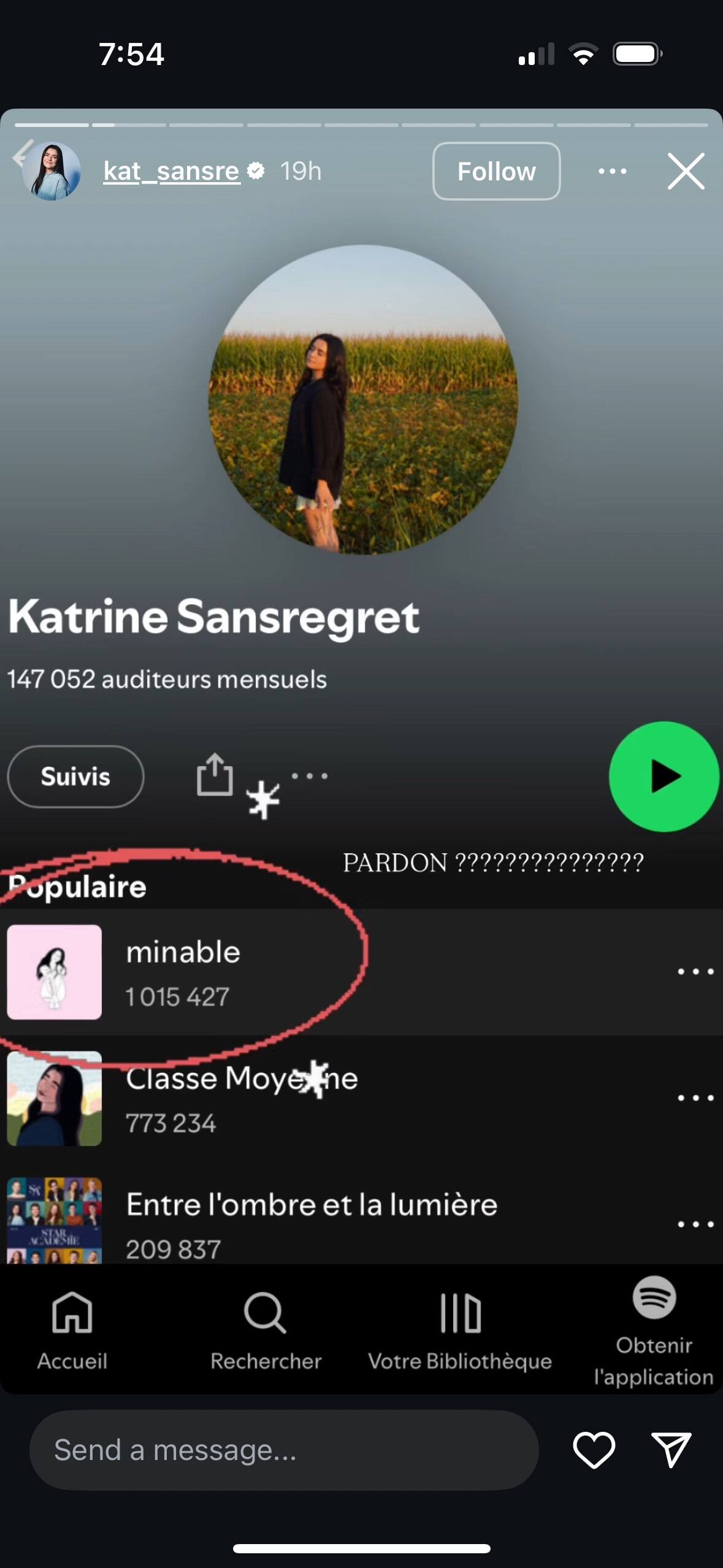 Katrine Sansregret célèbre déjà ce GRAND succès inattendu à sa sortie ...