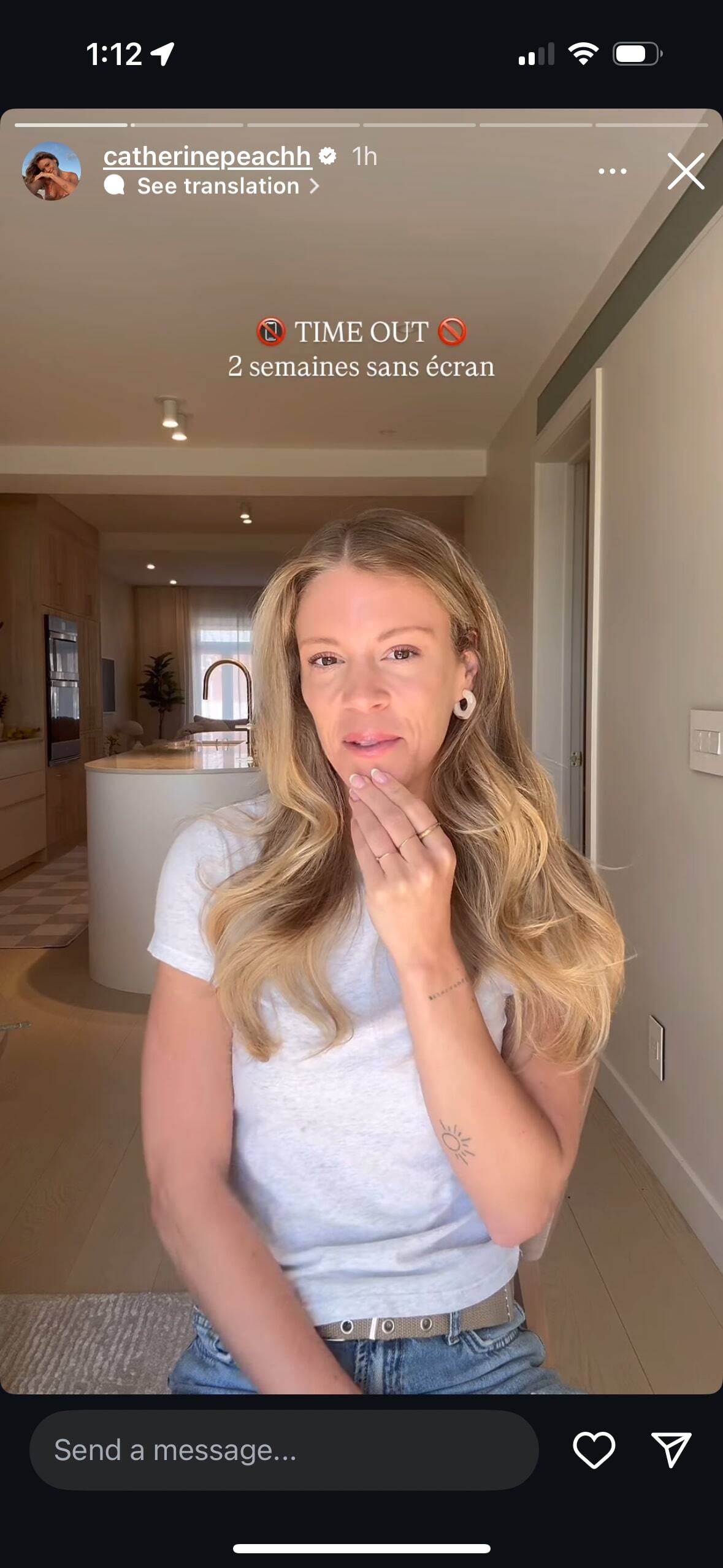 Catherine «Peach» met les réseaux de côté: des mesures drastiques pour ...